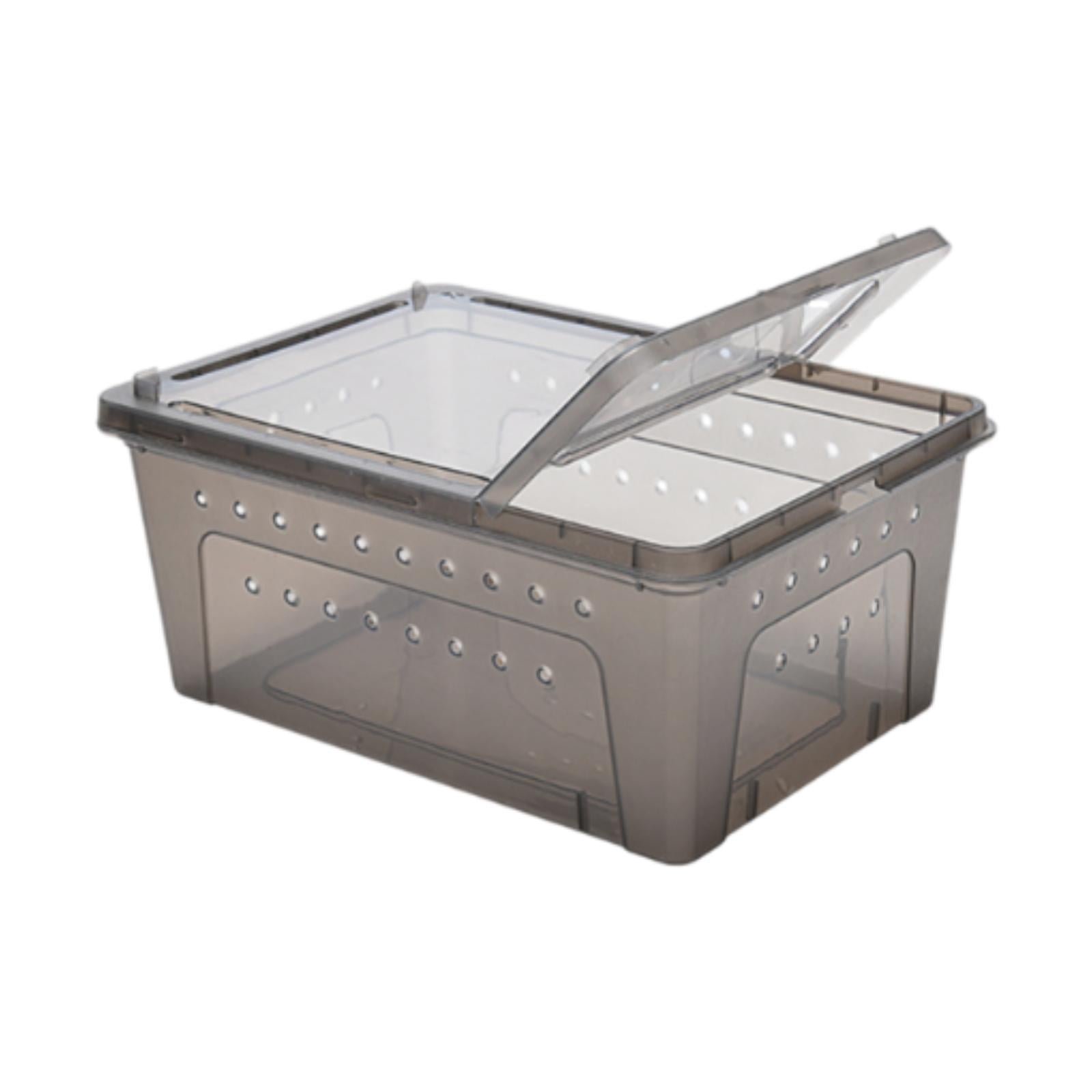 oshhni Reptile Feeding Box Lightweight Animal Habitat Cage for Scorpion ...