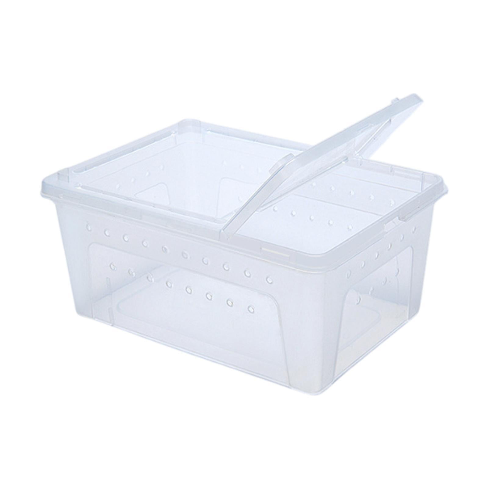 oshhni Reptile Feeding Box Lightweight Animal Habitat Cage for Scorpion ...