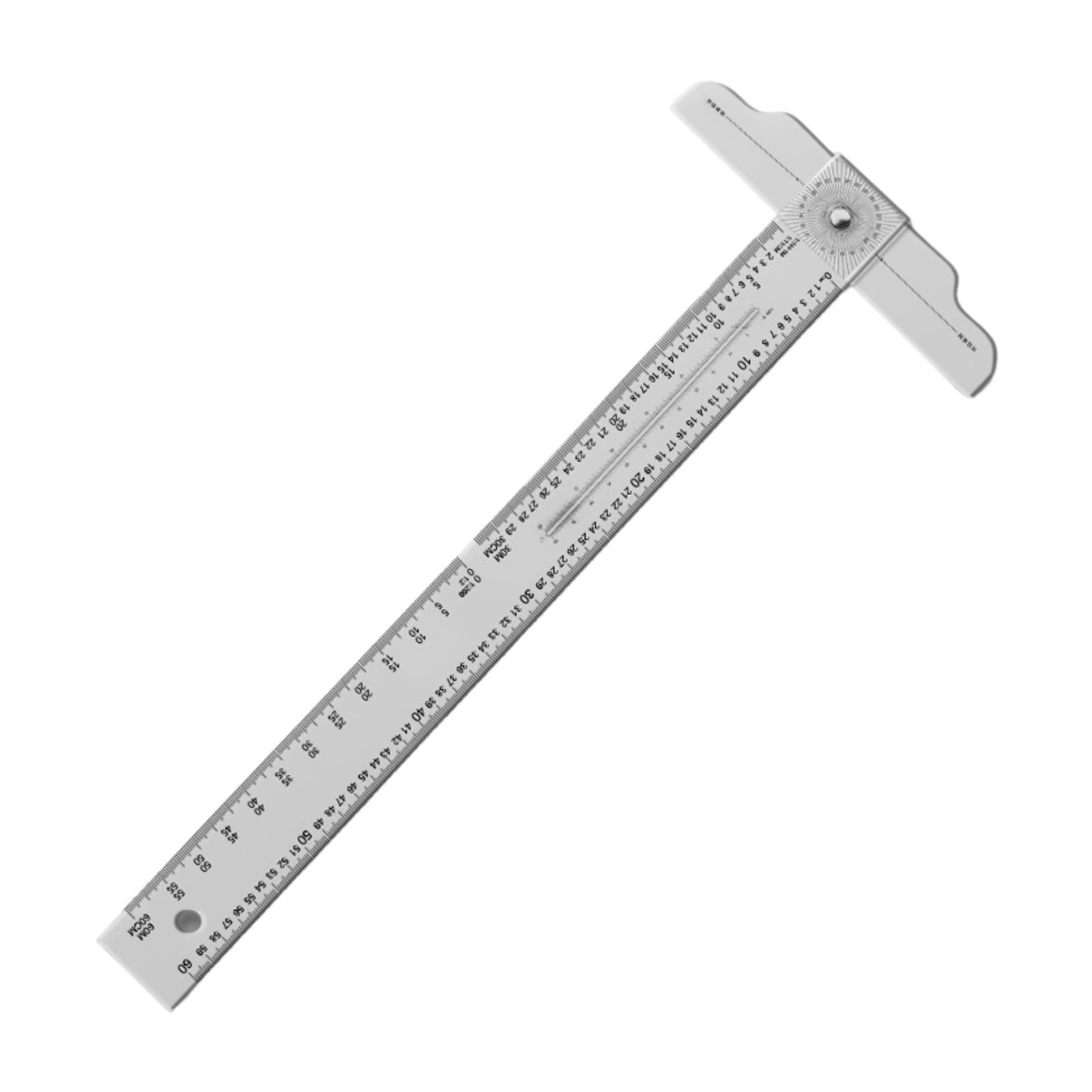 oshhni Rotatable T Ruler 24" Measuring T Square for Drawing Office Home ...