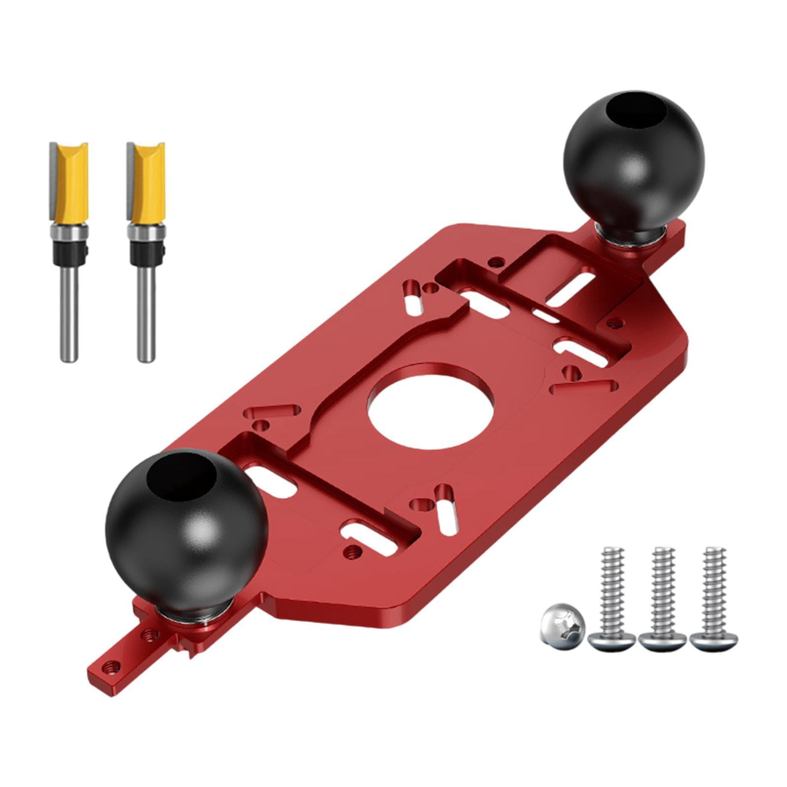 oshhni Router Milling Groove Bracket Adjustable Aluminum Alloy Cabinet ...