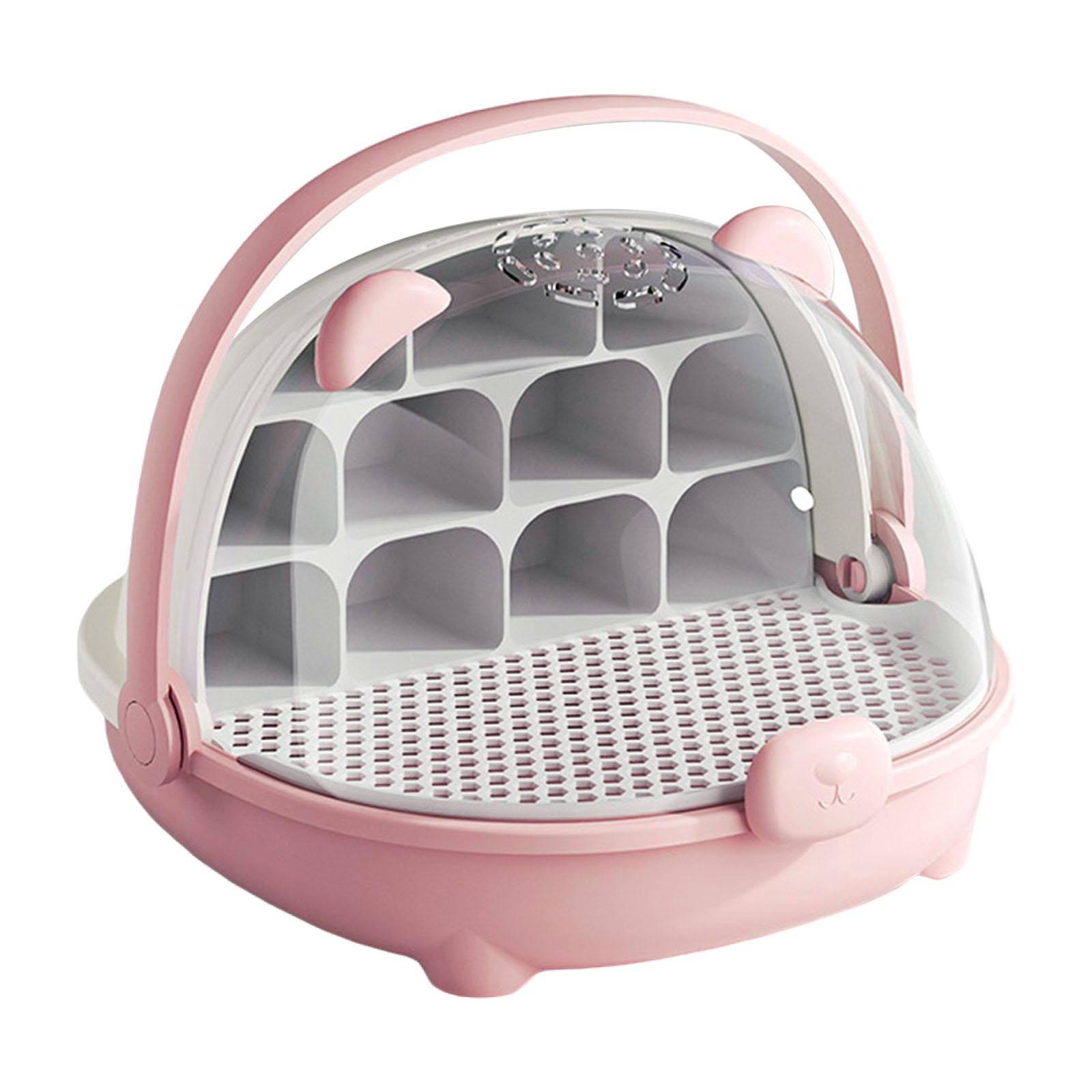 oshhni Silkworm Breeding Box Transparent Detachable Compartments Insect ...