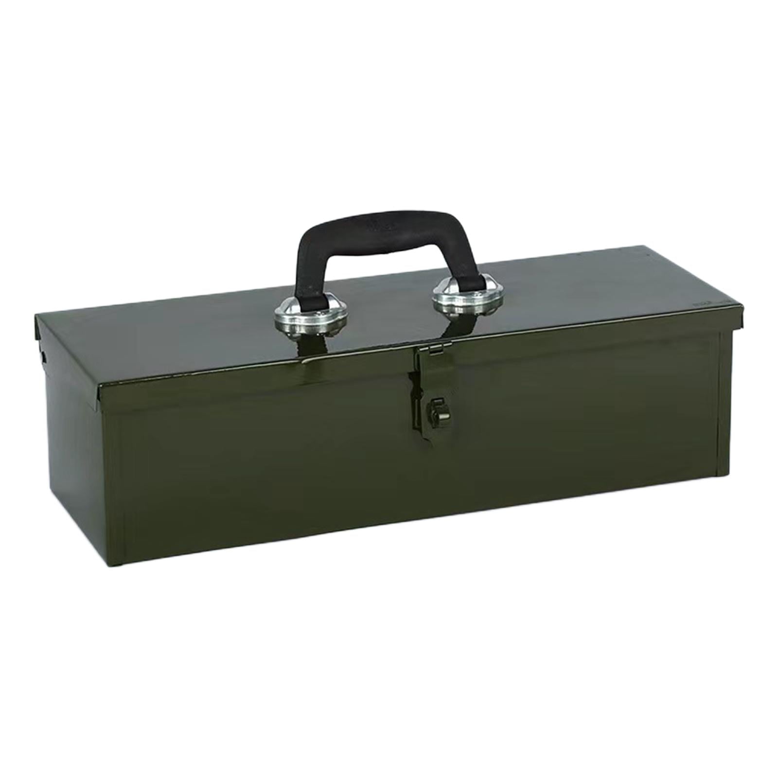 oshhnii 3 Tiers Tool Box Easy Access Container Iron Tool Box for ...