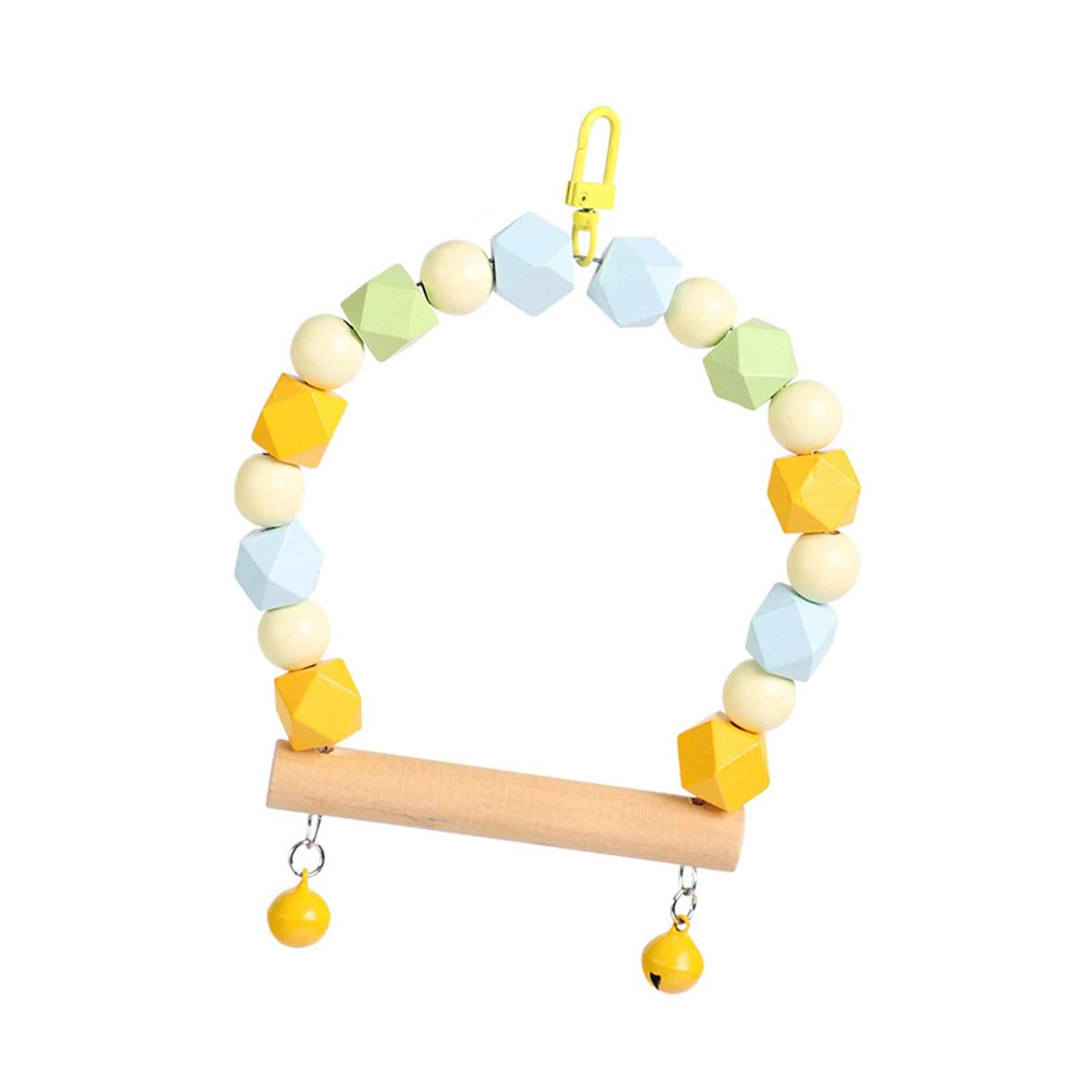 oshhnii Bird Cage Perch Stand Parrot Cage Perch Hanging Swing for ...