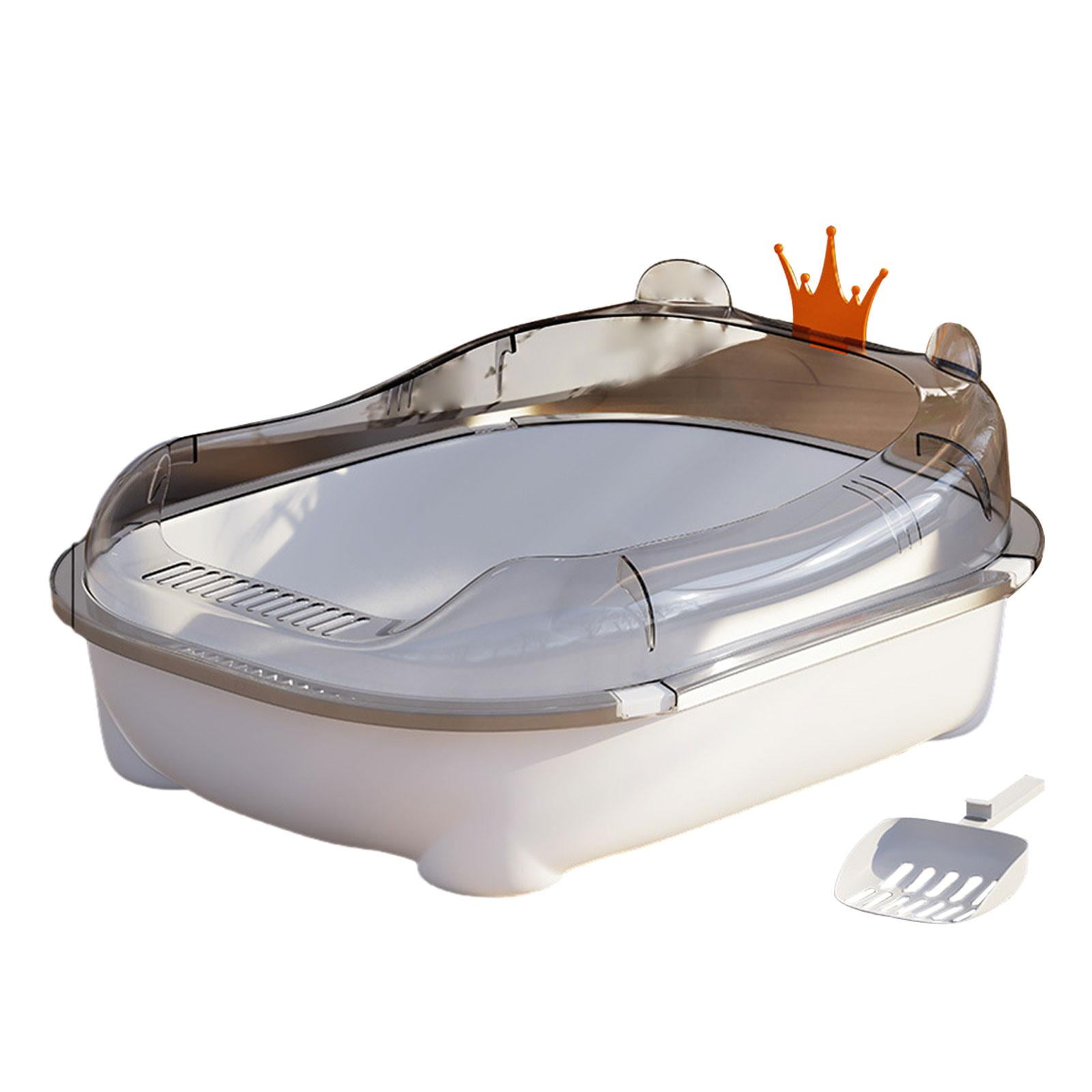 oshhnii Cat Litter Litter Container Cat Sand Box Large Bedpan with High ...