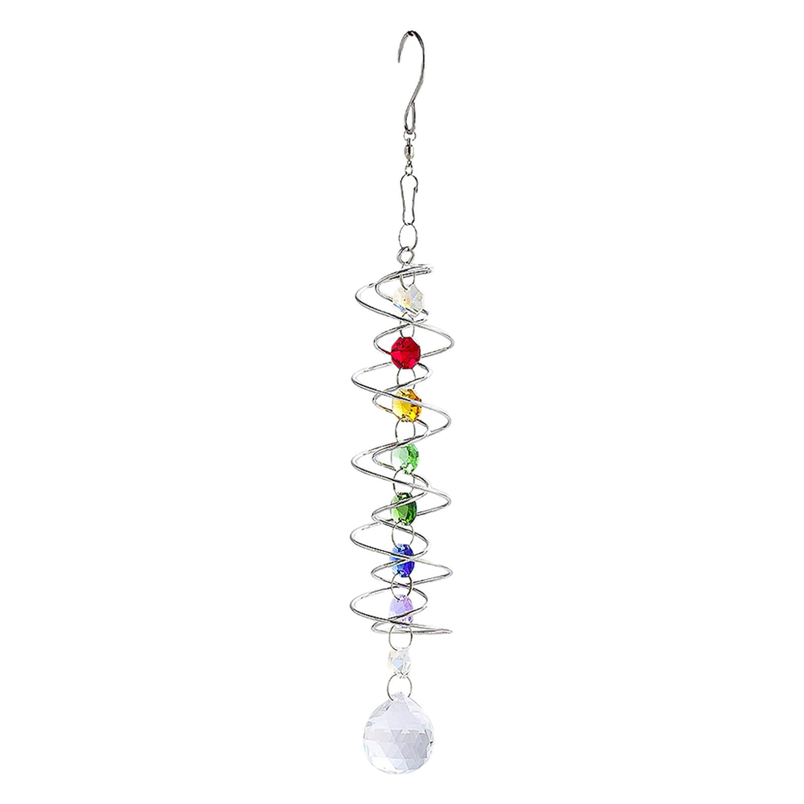 oshhnii Gazing Ball Spiral Tail Wind Wind Chime for Balcony Office ...