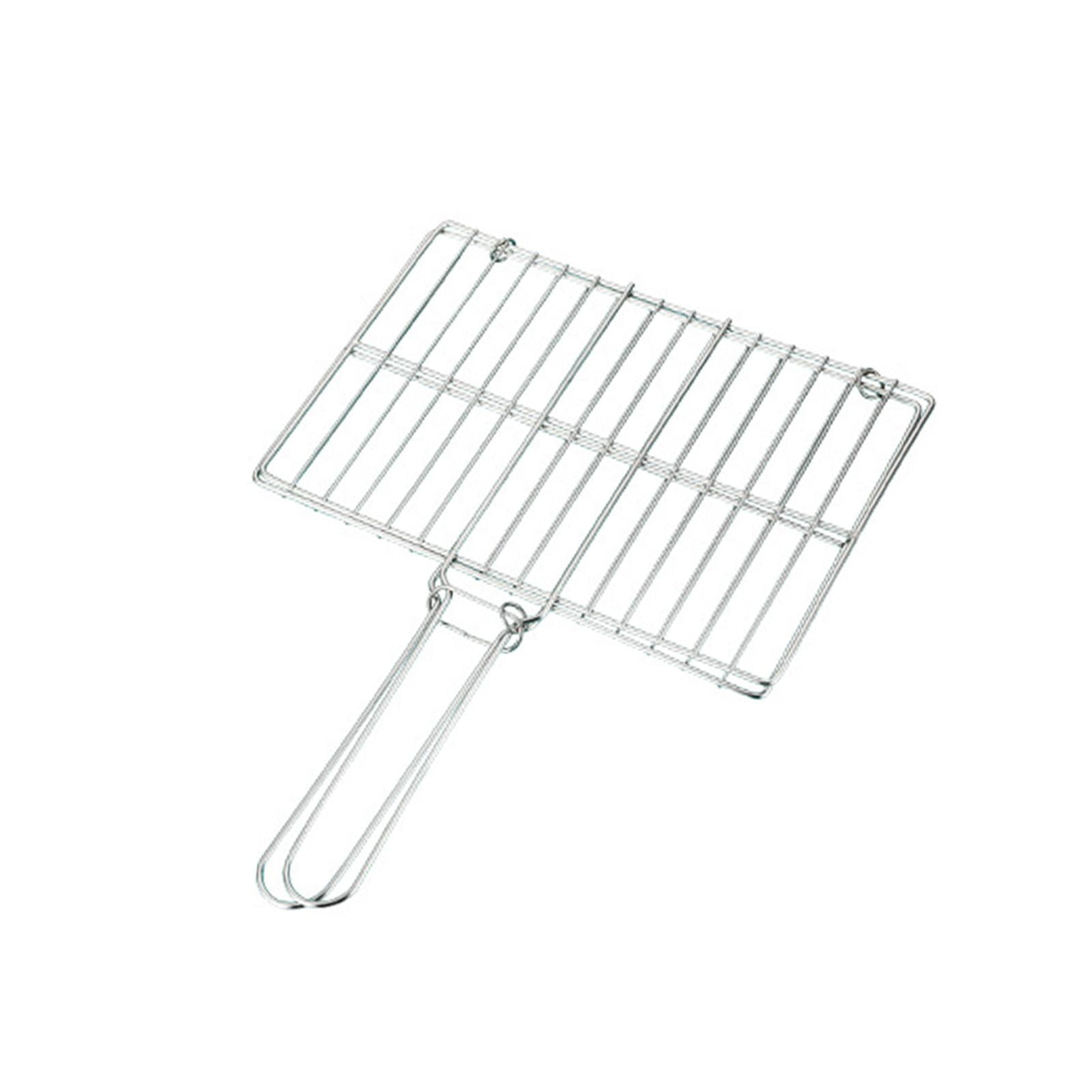 oshhnii Grill Basket Foldable Rustproof Grilled Fish Clip BBQ Fish ...