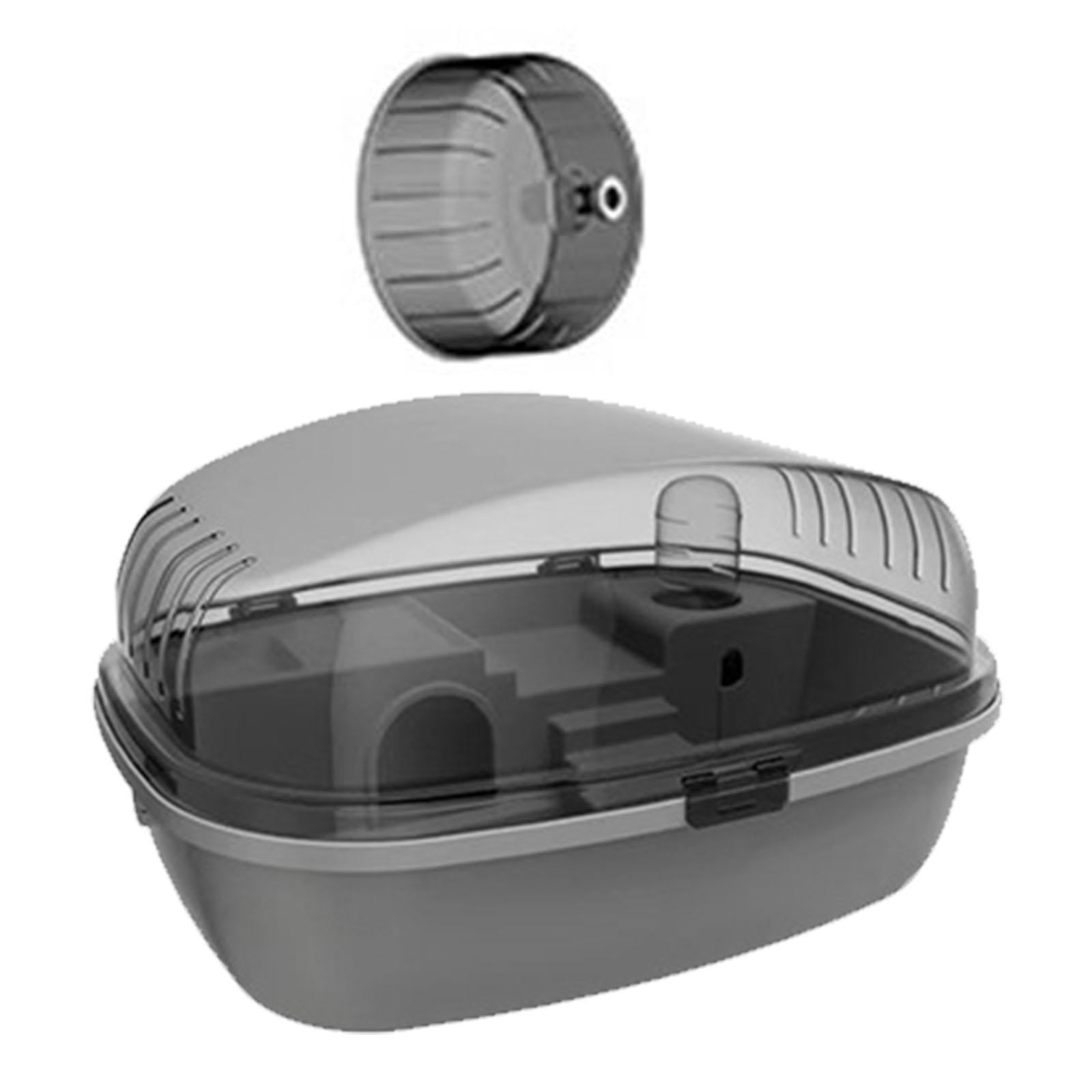 oshhnii Hamster Cage Mice with Openable Top Bunny Transparent Rats ...