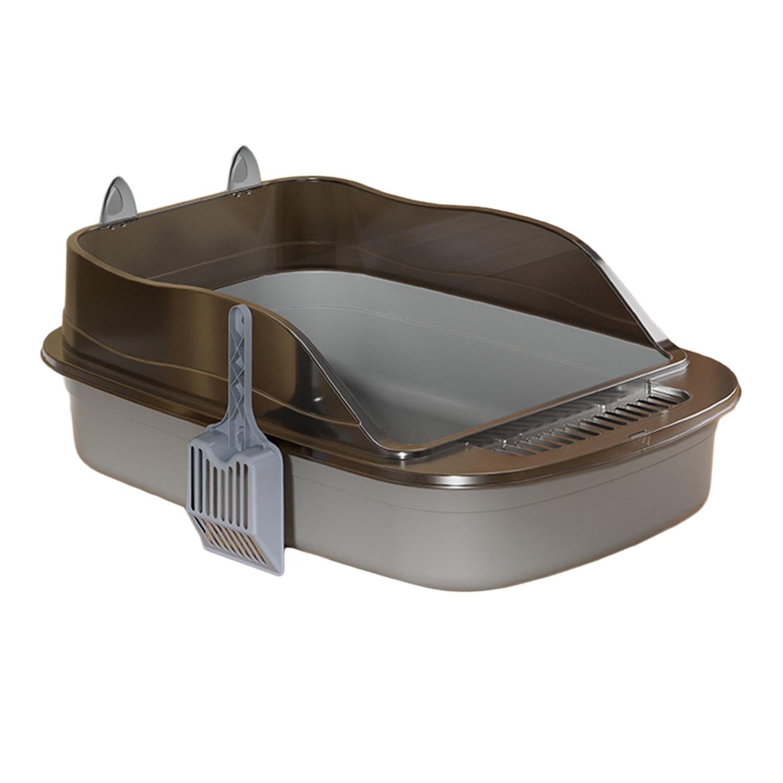 oshhnii Open Top Pet Litter Tray Cat Sand Box High Sided High Sided Cat ...