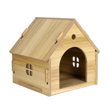 DENEST Large Wooden Cats House for Pet Stores Home Free-standing Luxury ...