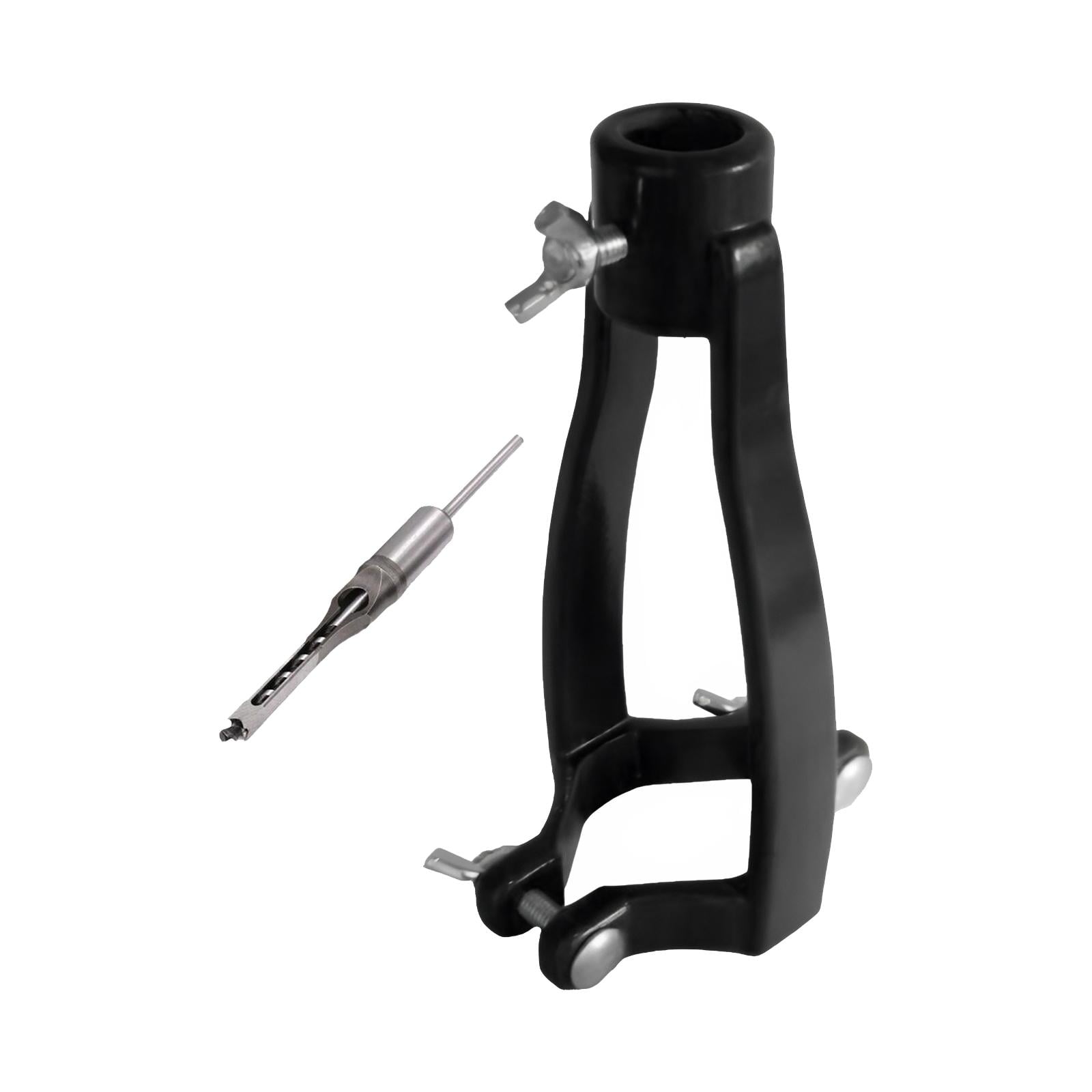 oshhnii Square Hole Drill Bit Adapter Bracket Set Sturdy for Bench ...