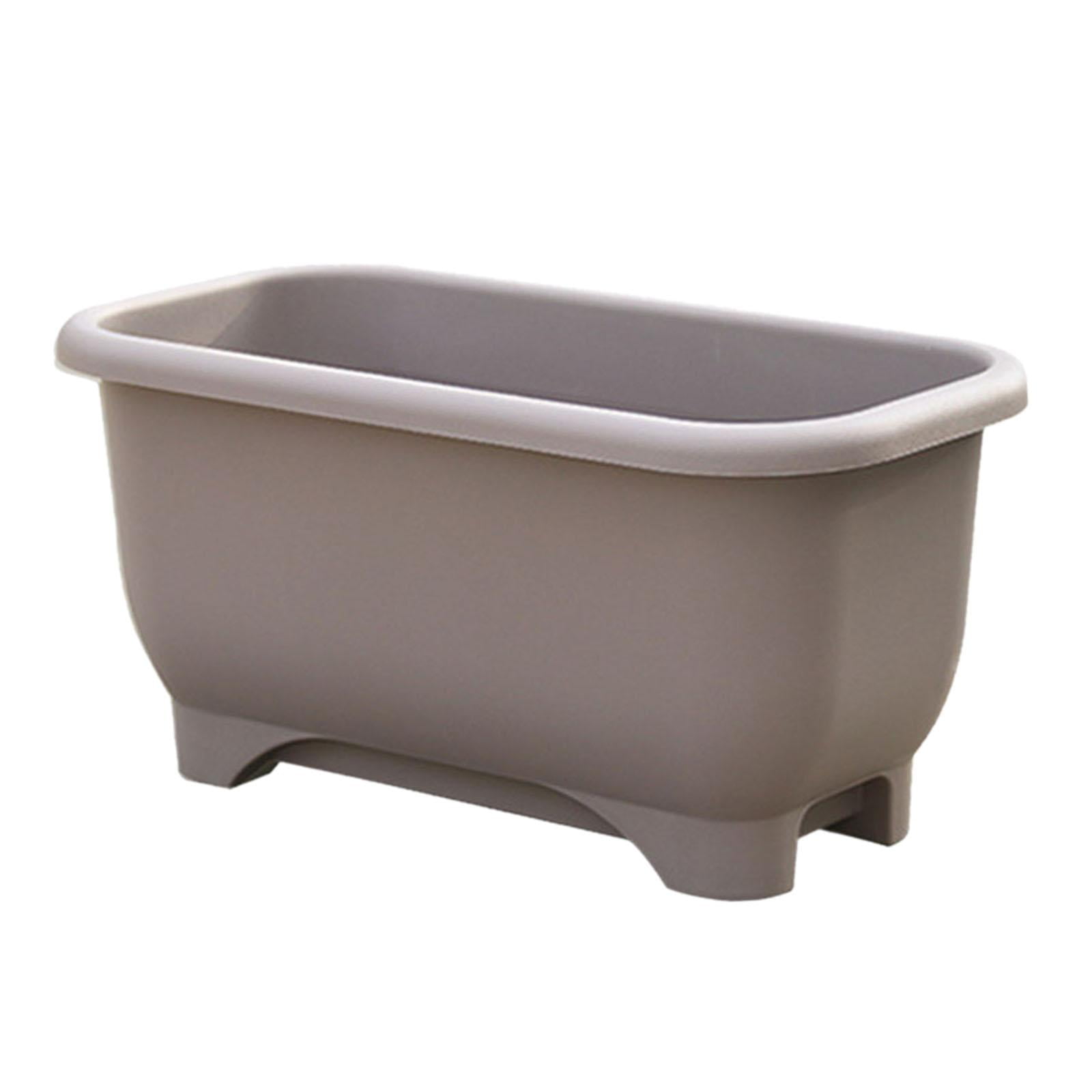 oshhnii Strip Flower Pot Creative Organizer Vegetable Basin for Home ...