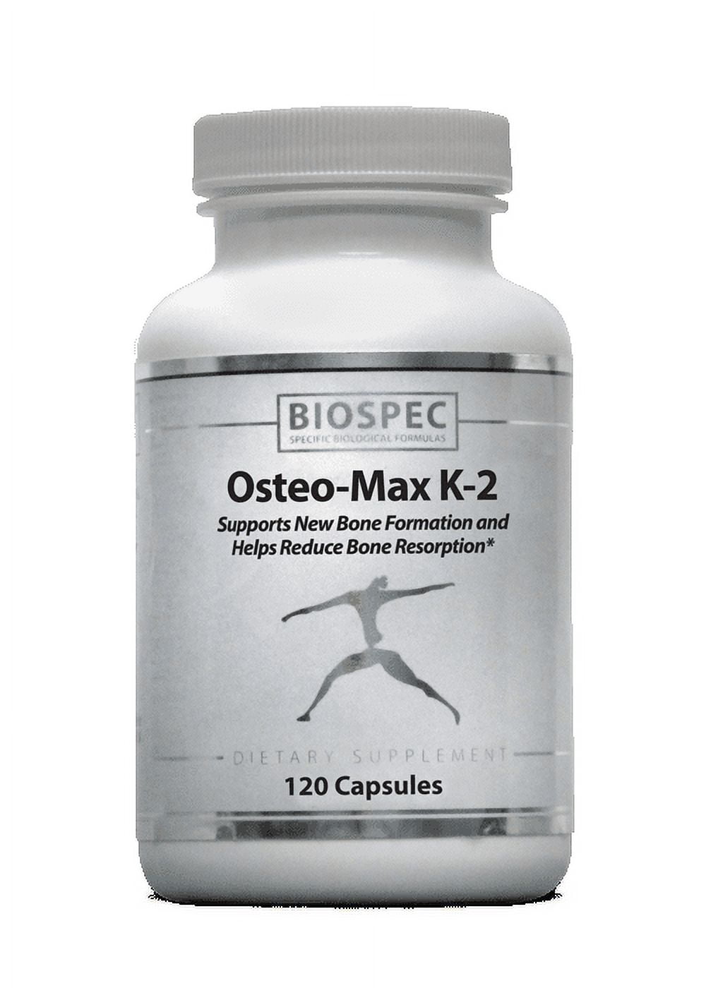 BioSpec Products Osteo-Max K-2, Supports Bone Health and Calcium ...