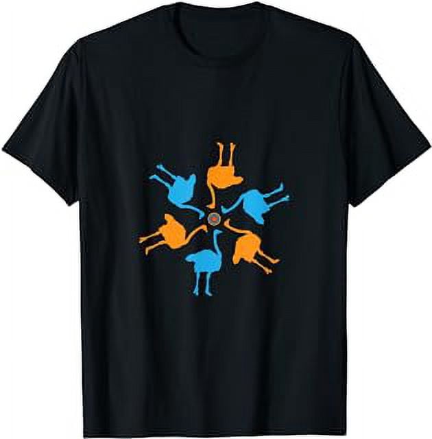 ostrich Animal Mandala Pattern T-Shirt - Walmart.com