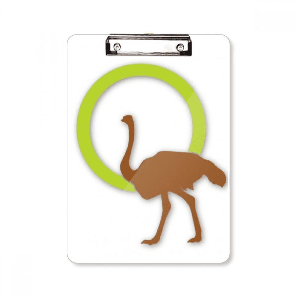 ostrich wacth outline clipboard folder writing pad backing plate a4 ...