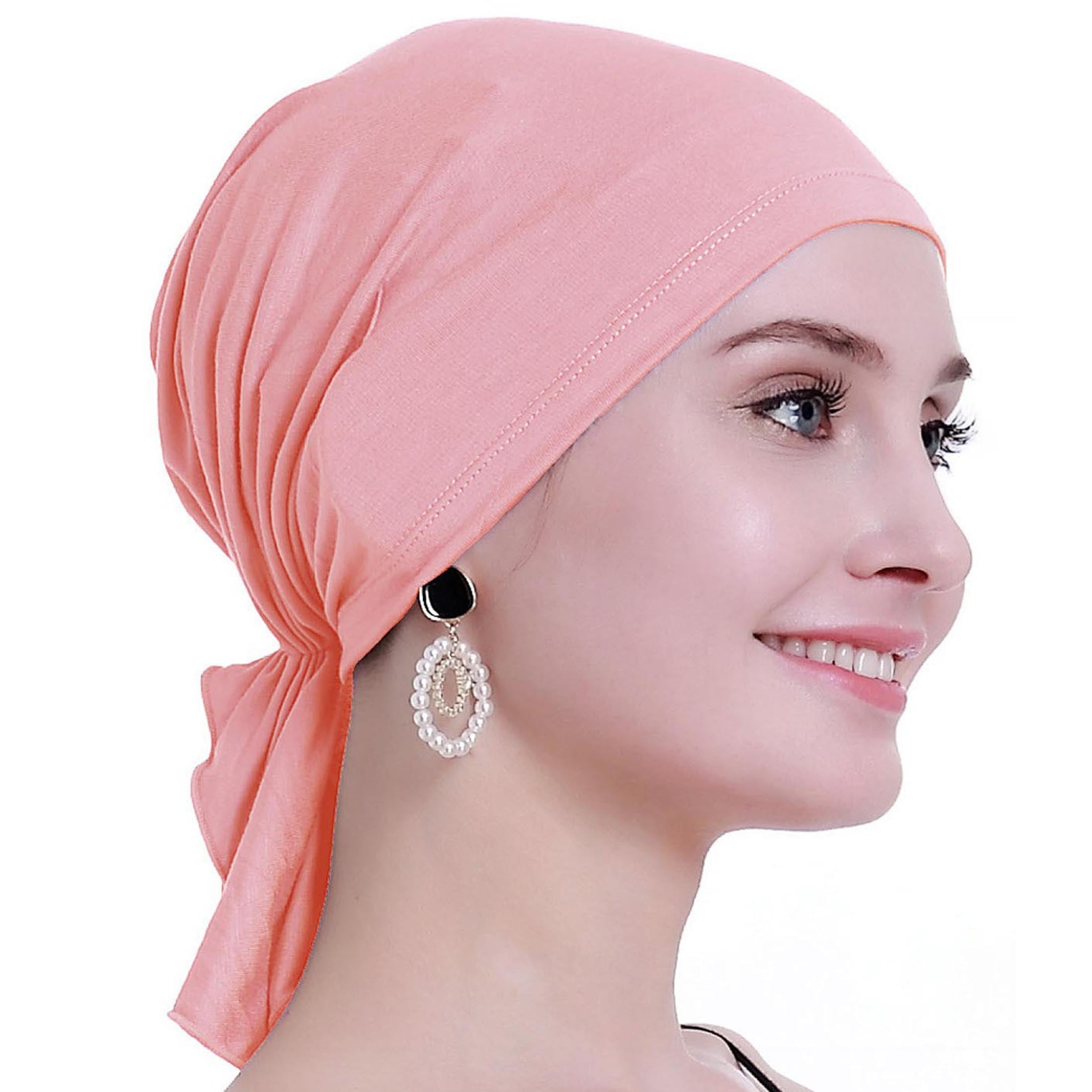 osvyo Chemo Hats Head Scarves Covers for women Slip On Bamboo Headwear ...