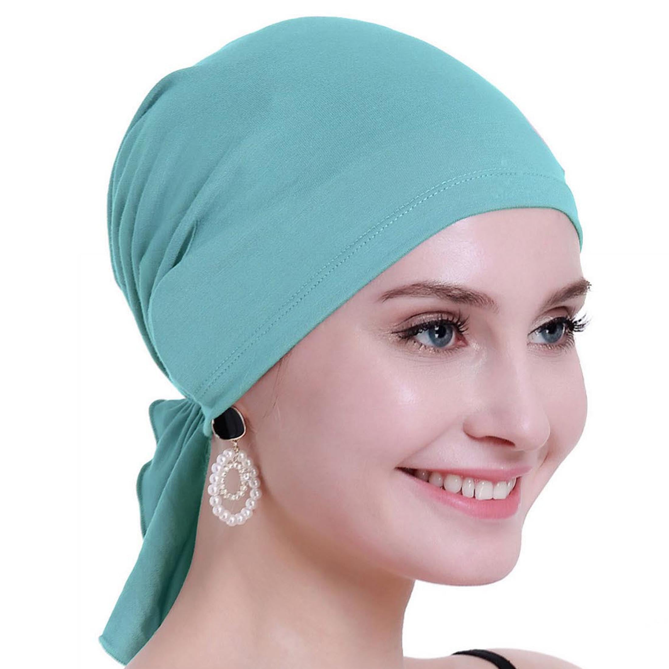 osvyo Chemo Hats Head Scarves Covers for women Slip On Bamboo Headwear ...