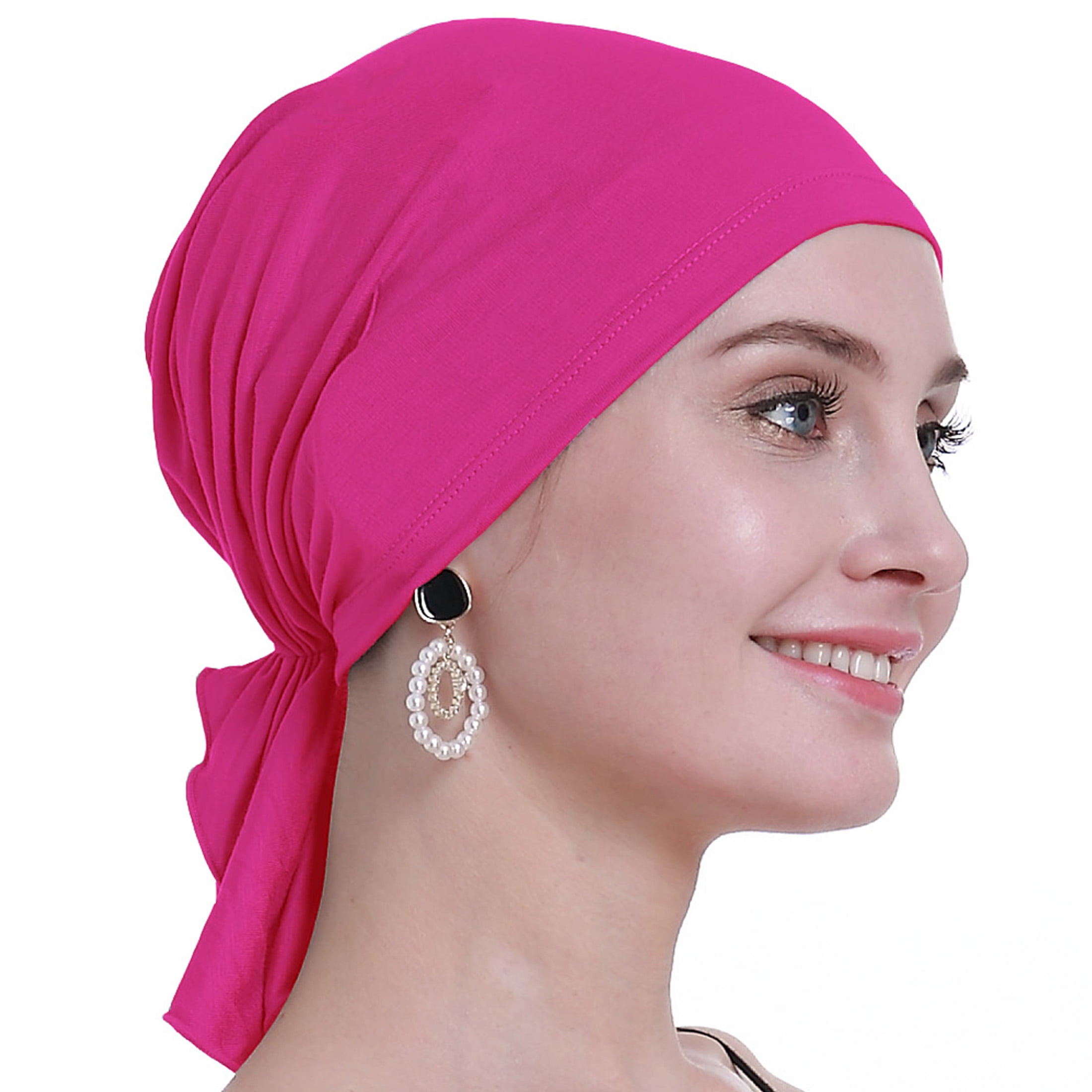 OSVYO Bamboo Chemo Hats, Hair Turban Wrap Cap, Head Scarves Covers for ...