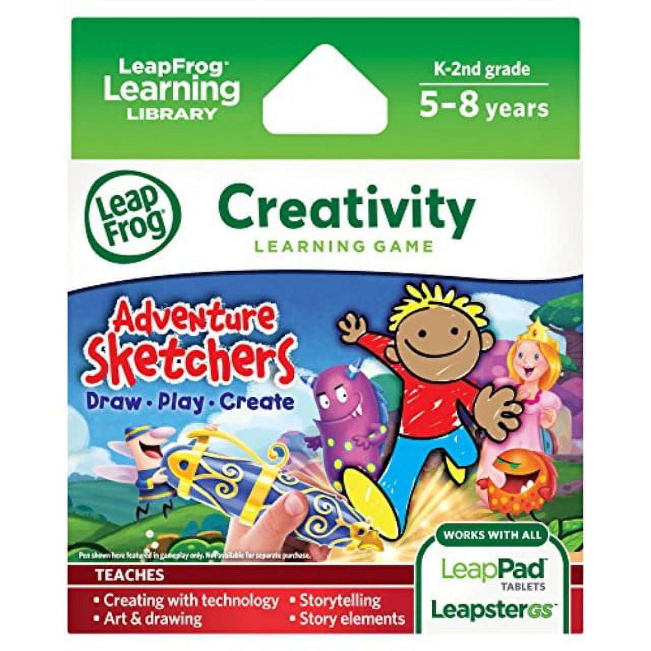 LeapFrog Adventure Sketchers Draw Play Create Learning Game (for ...