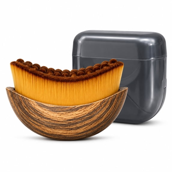 otnbgsr Ergonomic Soft-Bristle Facial Brush, Lightweight Curved ...
