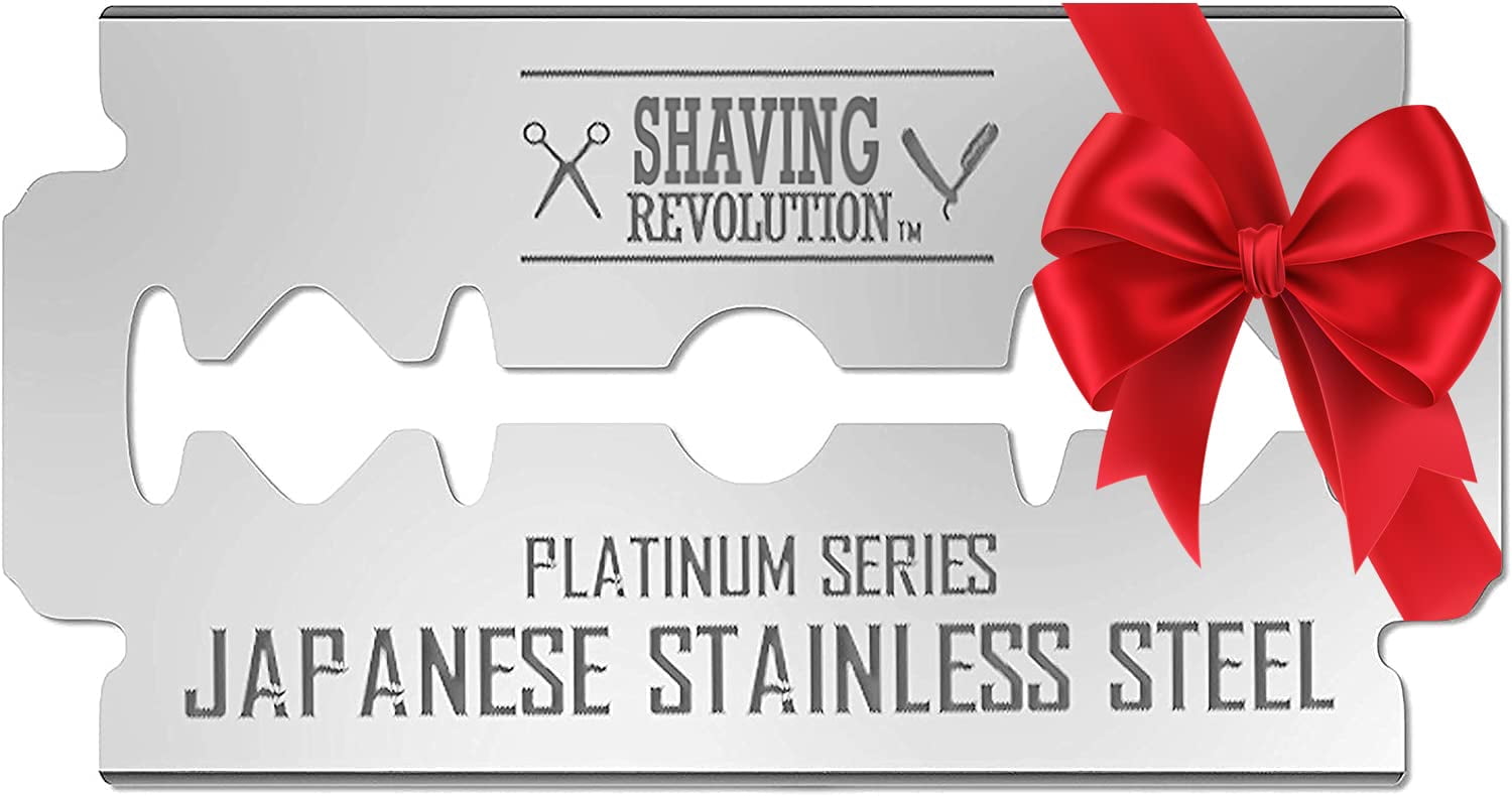 ouble E ge Razor Bla es - Men's Safety for Shaving Platinum Japanese ...