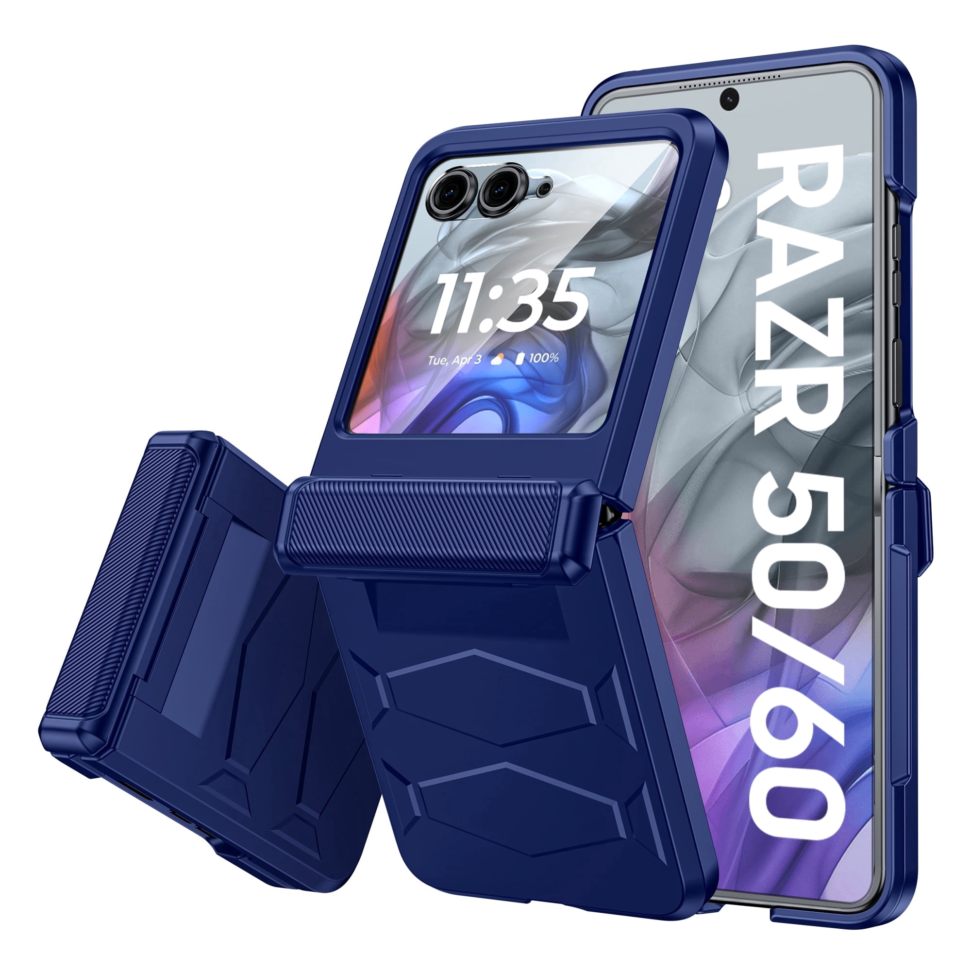 oupeigar Motorola Razr 50 2024, Razr 60 2025 Case, Hinge Protection ...