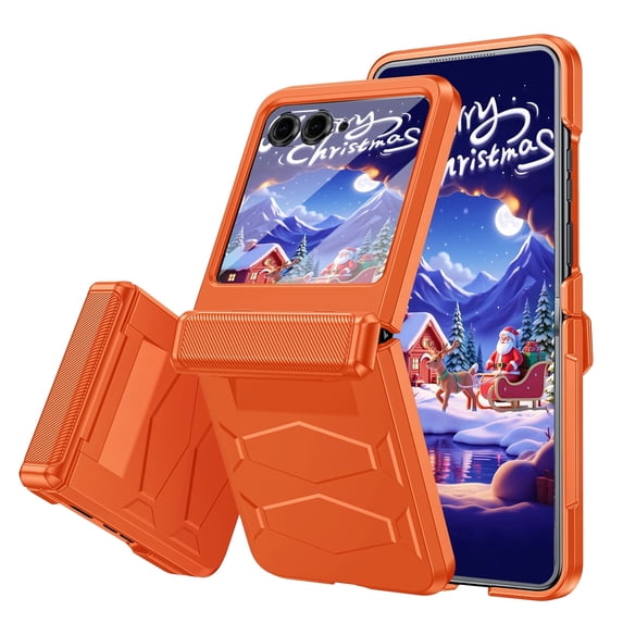 Oupeigar Armor Phone Case for Motorola Razr 2024 2025, Hinge Cover ...