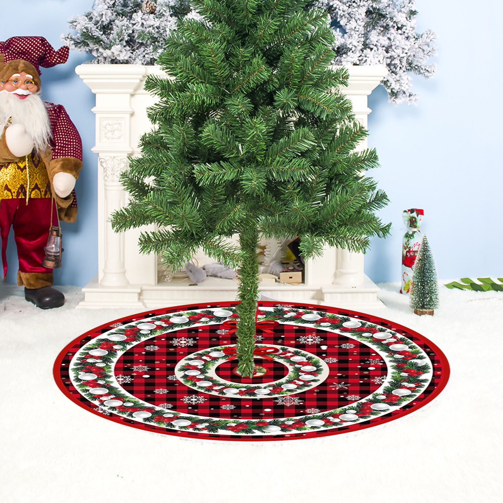 outdoor christmas tree 90cm Christmas Tree Skirt Christmas Tree ...
