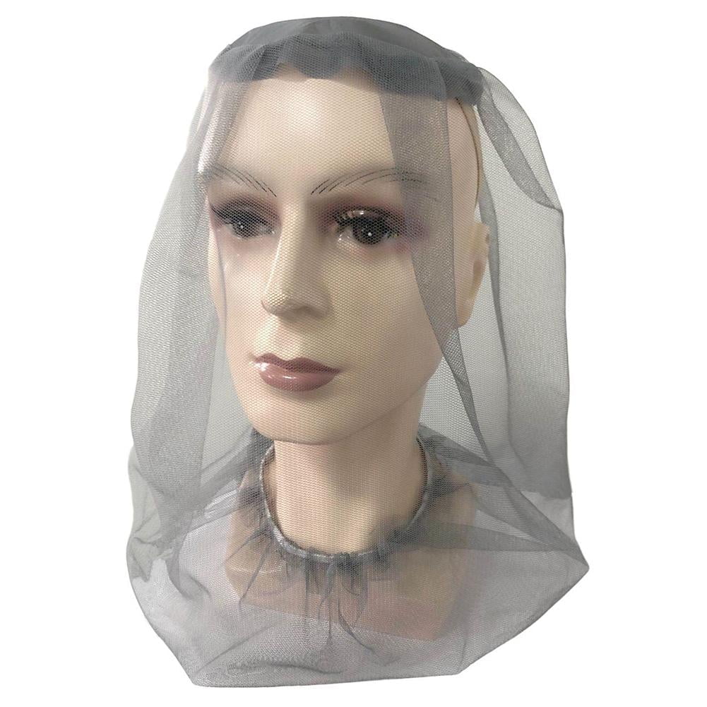 outdoor mosquito fly insect head net hat bee bug face mesh mask cover ...