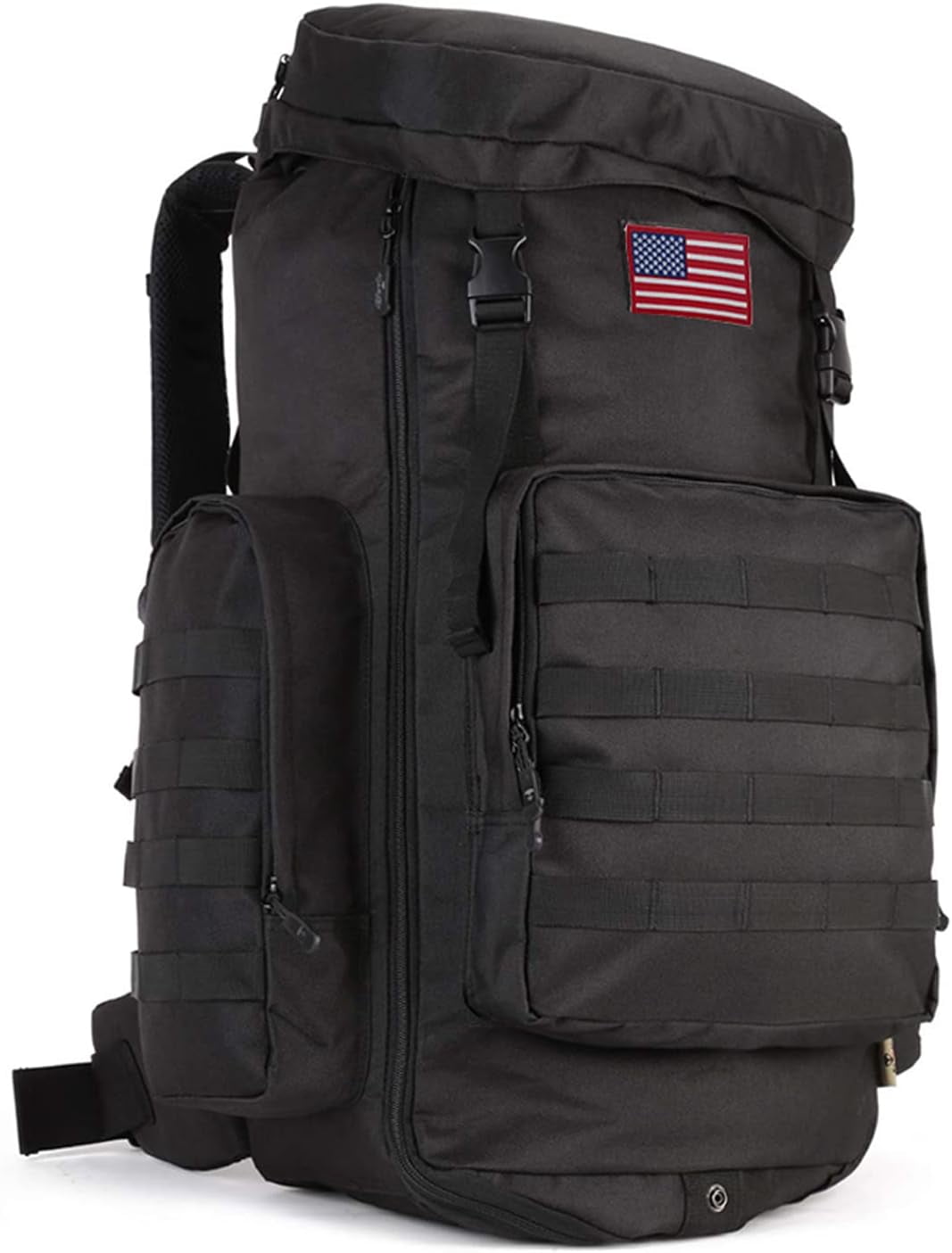 outdoor plus Extra Large Camping Backpack For Men, Military Molle ...