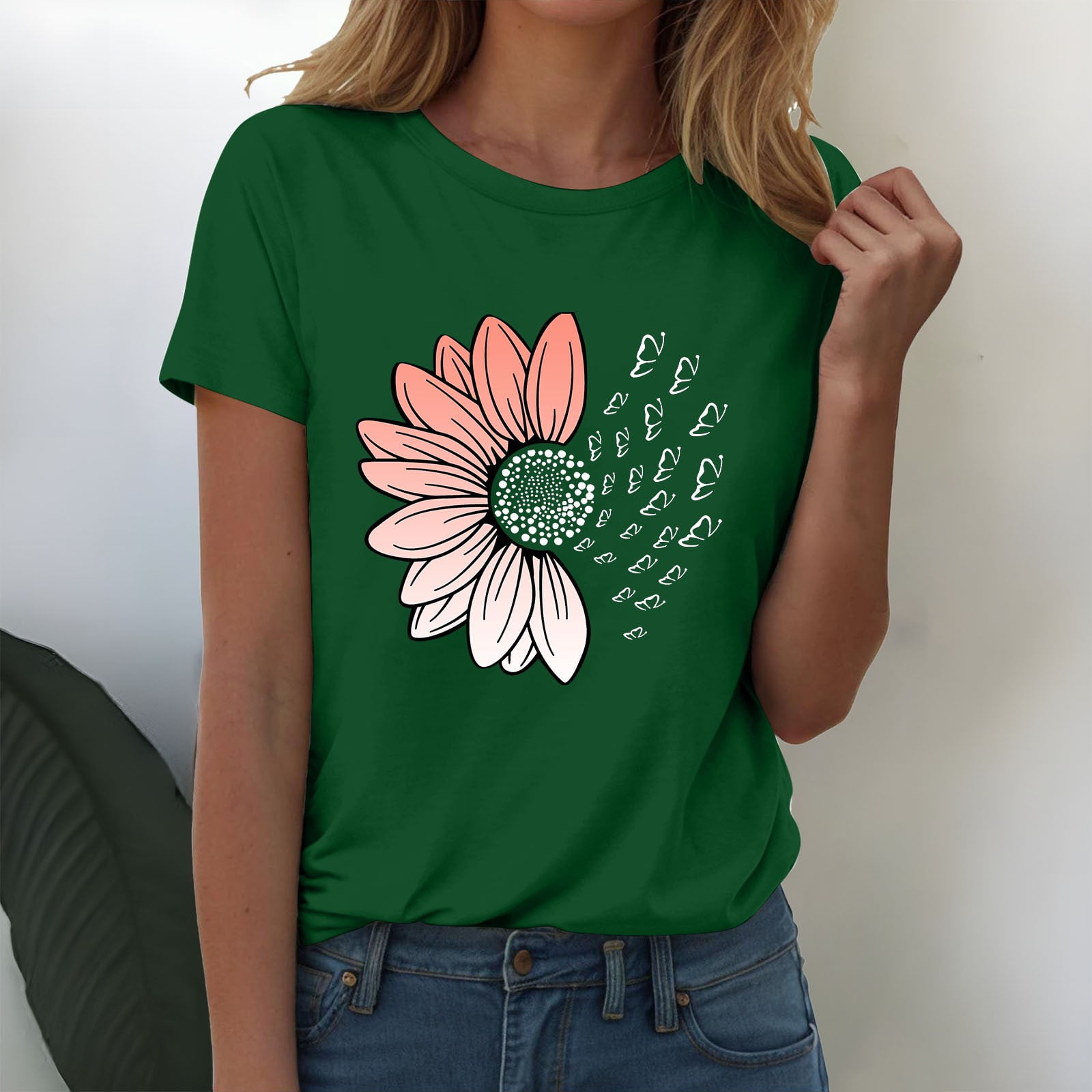 outfmvch Sunflower Shirts for Women,Shirts for Women,Sunflower ...