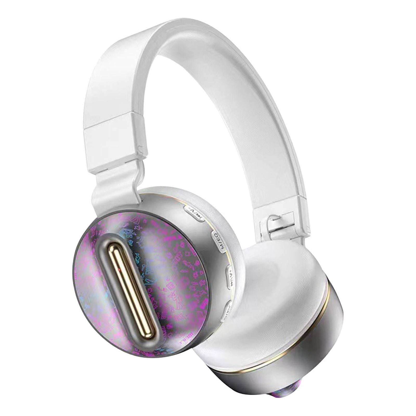 Bluetooth Headphones Over-Ear, Foldable Wireless and Wired Stereo Headset Micro SD/TF, FM for ...