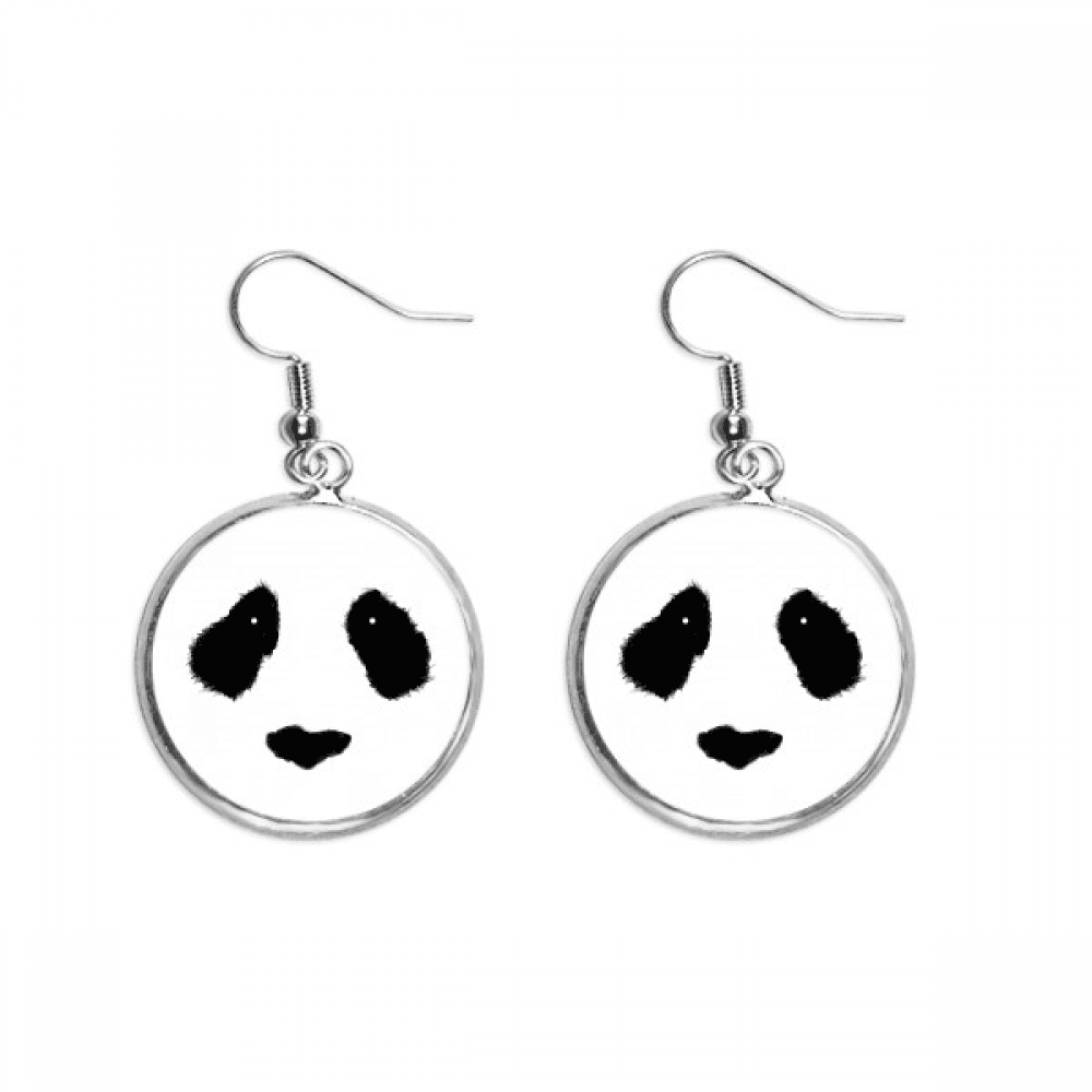 outline panda fear dangle silver drop ear jewelry woman - Walmart.com