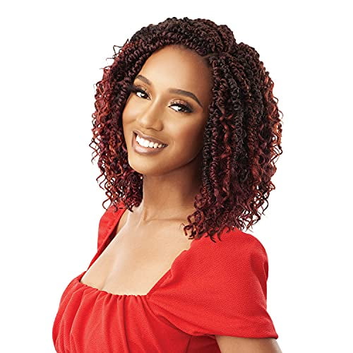 outre crochet braids x-pression twisted up 2x boho wavy bomb twist 10" (3-pack, 4) - Walmart.com