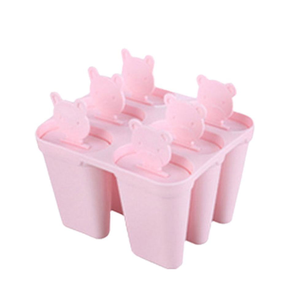 ouytwer Cartoon Bear Popsicle Ice Cream Mold Diy Homemade Popsicle Mold ...