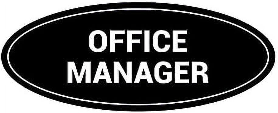 oval office manager sign (black) - small - Walmart.com