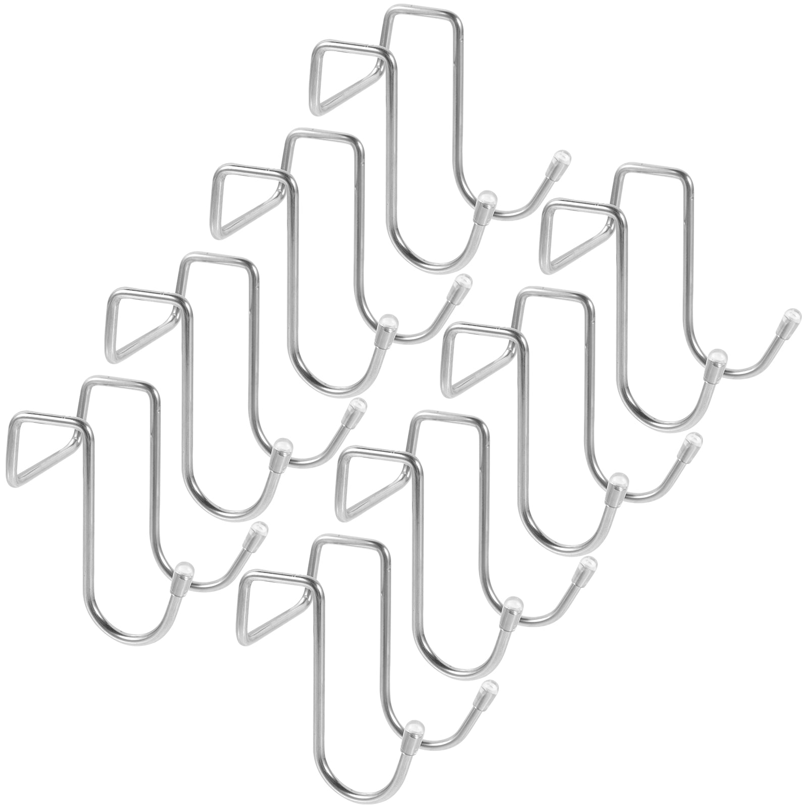 NIAIZEK Silver Stainless Steel S Shape Hangers for Closet and Kitchen ...