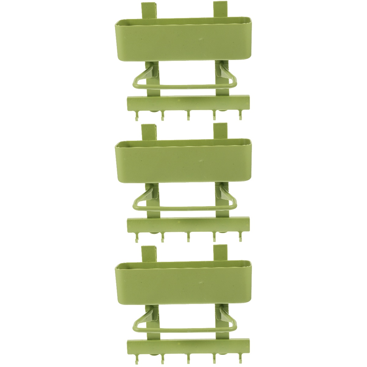 over The Cabinet Basket Set of 3 On Door Storage Rack Shelves Shelf ...