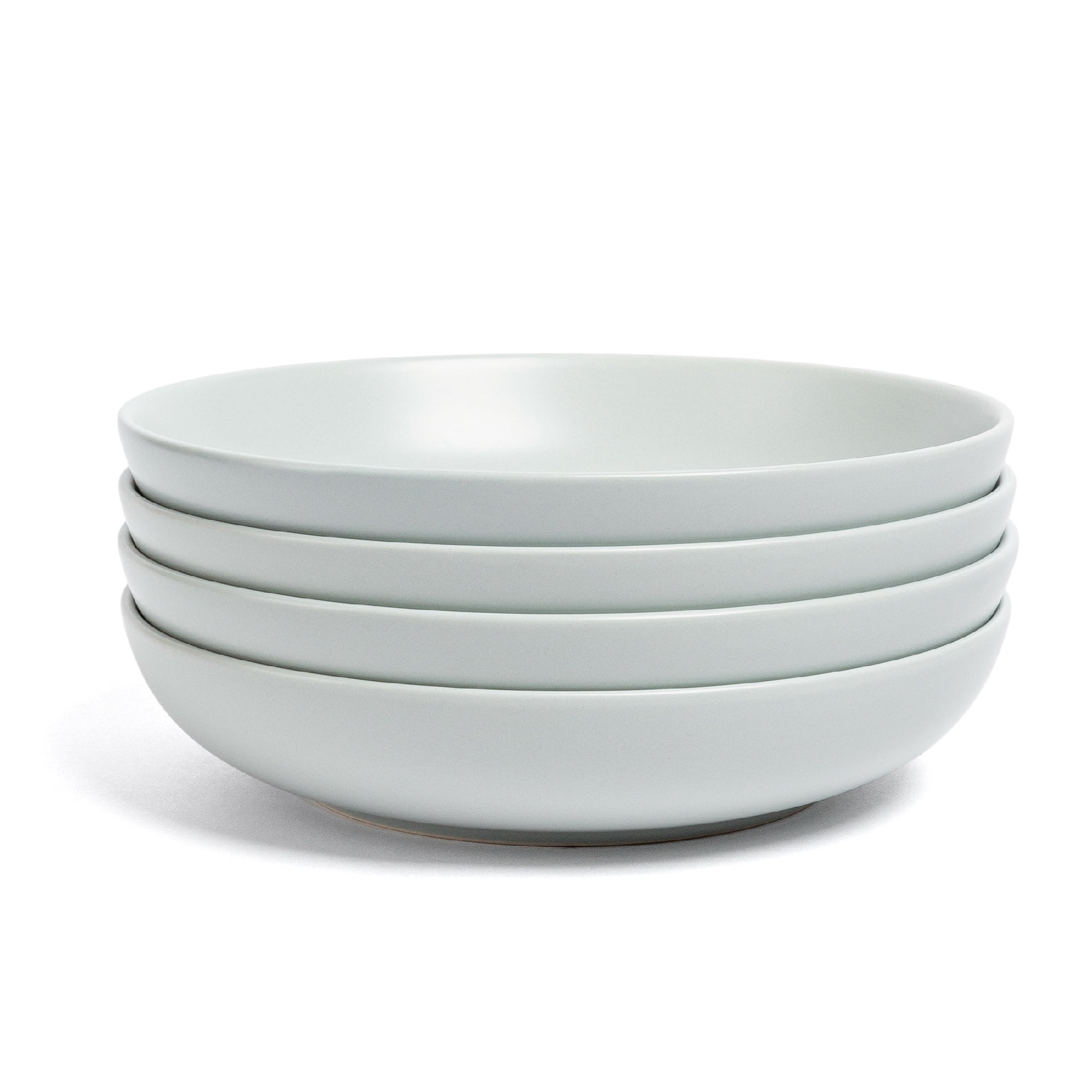 over&back Coupe Dinner Bowl Set - Stoneware Dishes - Comes with 4 ...