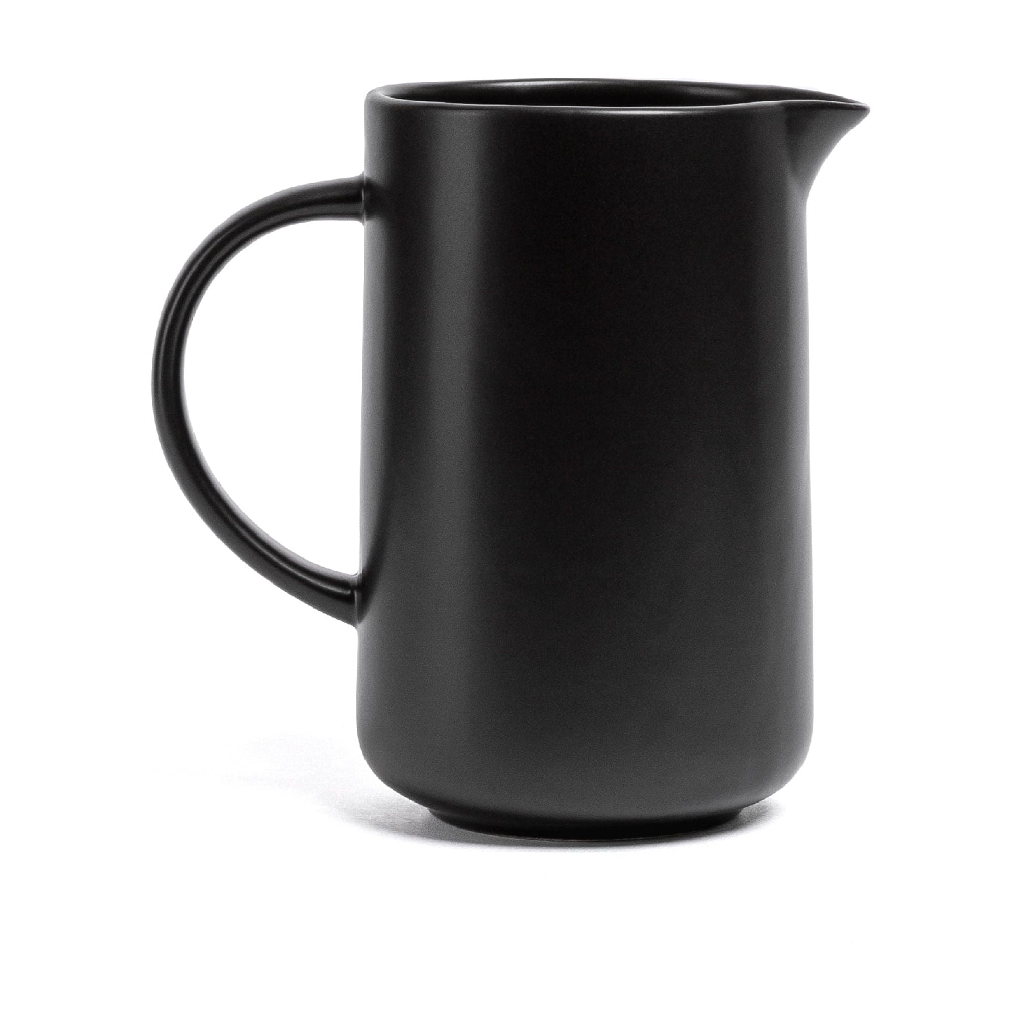 over&back Coupe Stoneware Pitcher, 2.6 Liter Serving Pitcher ...