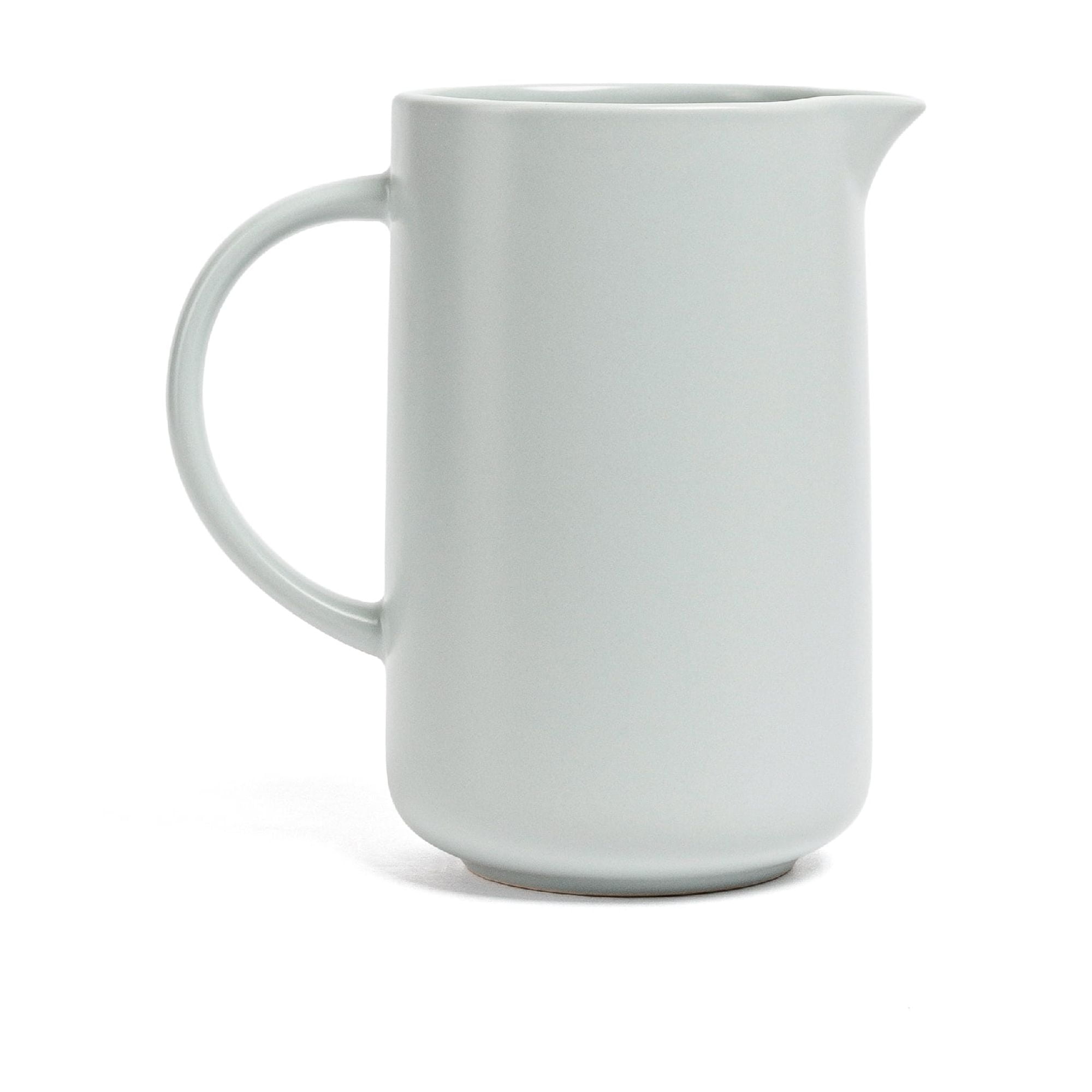 over&back Coupe Stoneware Pitcher - Elegant Water Pitcher for Home ...