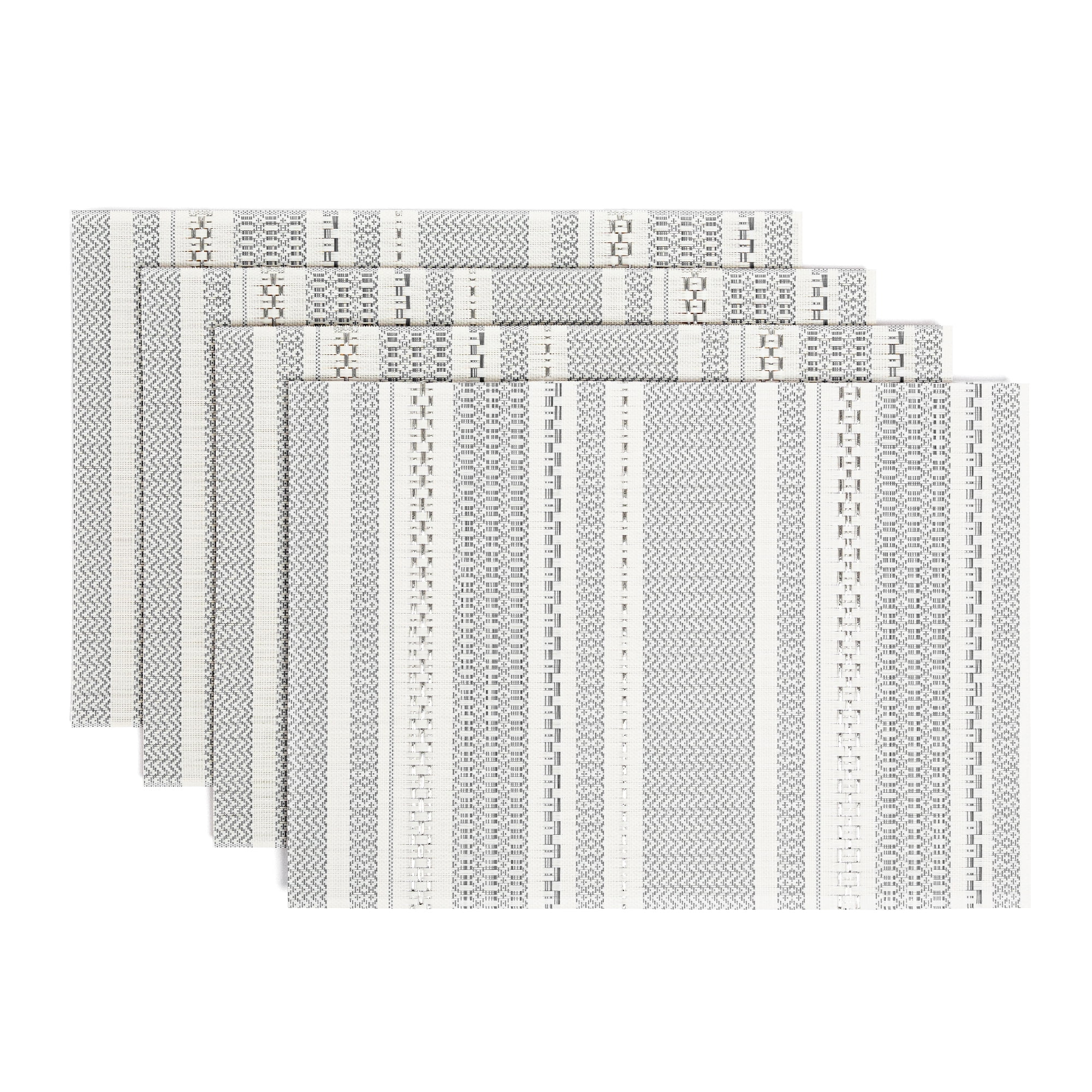 over&back Set of 4 Reversible Woven Placemats - Colorful Dining Room ...