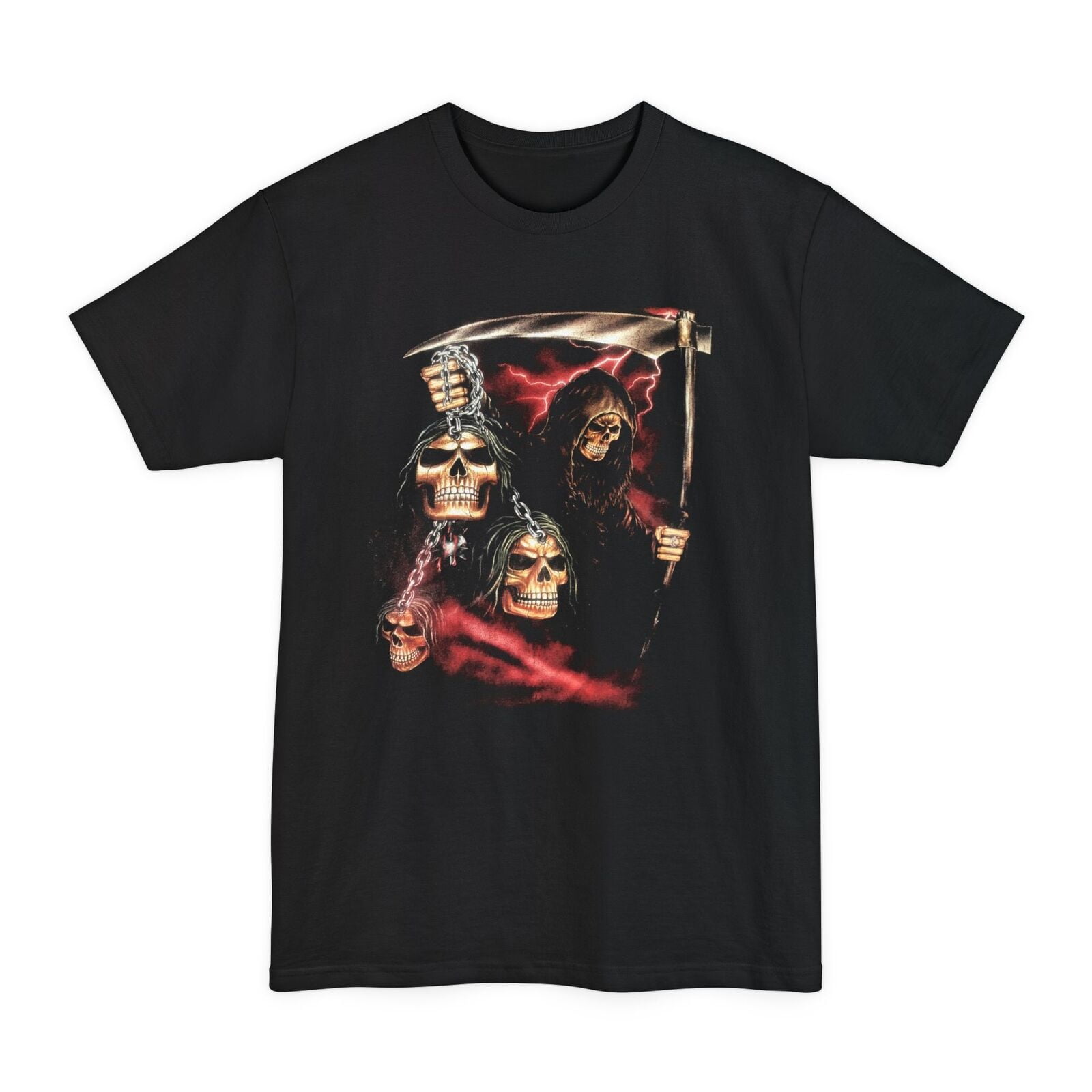 oversized vintage grim reaper skull trophies reproduction tall beefy ...