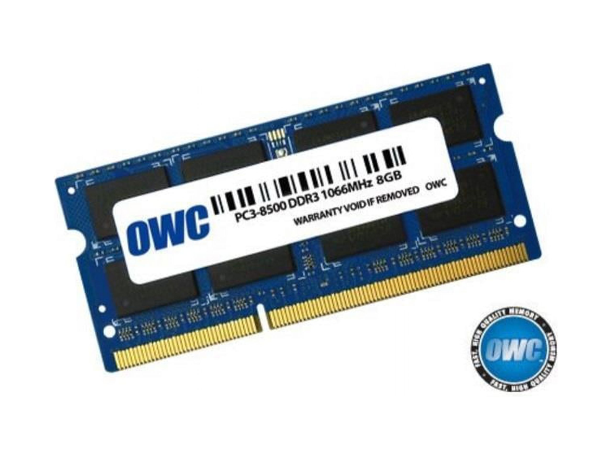 owc 8.0gb pc8500 ddr3 non ecc 1066 mhz 204 pin sodimm memory module for ...