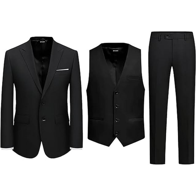 oys Suit 5 Piece, Formal Suits for Boys, Ring Bearer Outfit, Functional ...