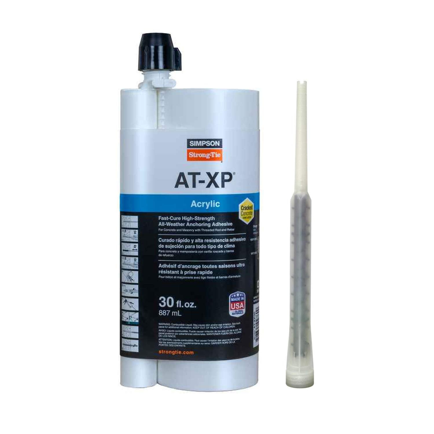 oz Fast-Curing Anchoring Adhesive for Concrete - Walmart.com