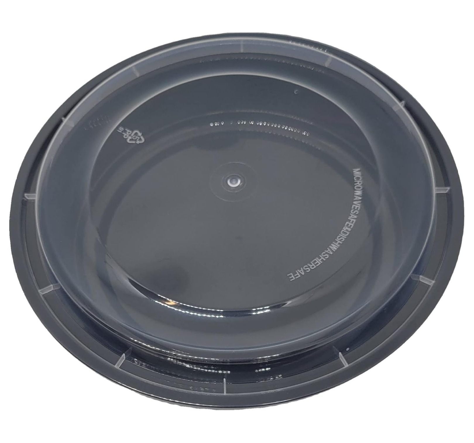 oz Round Food Containers Meal Prep Microwavable Reusable Plastic BPA ...