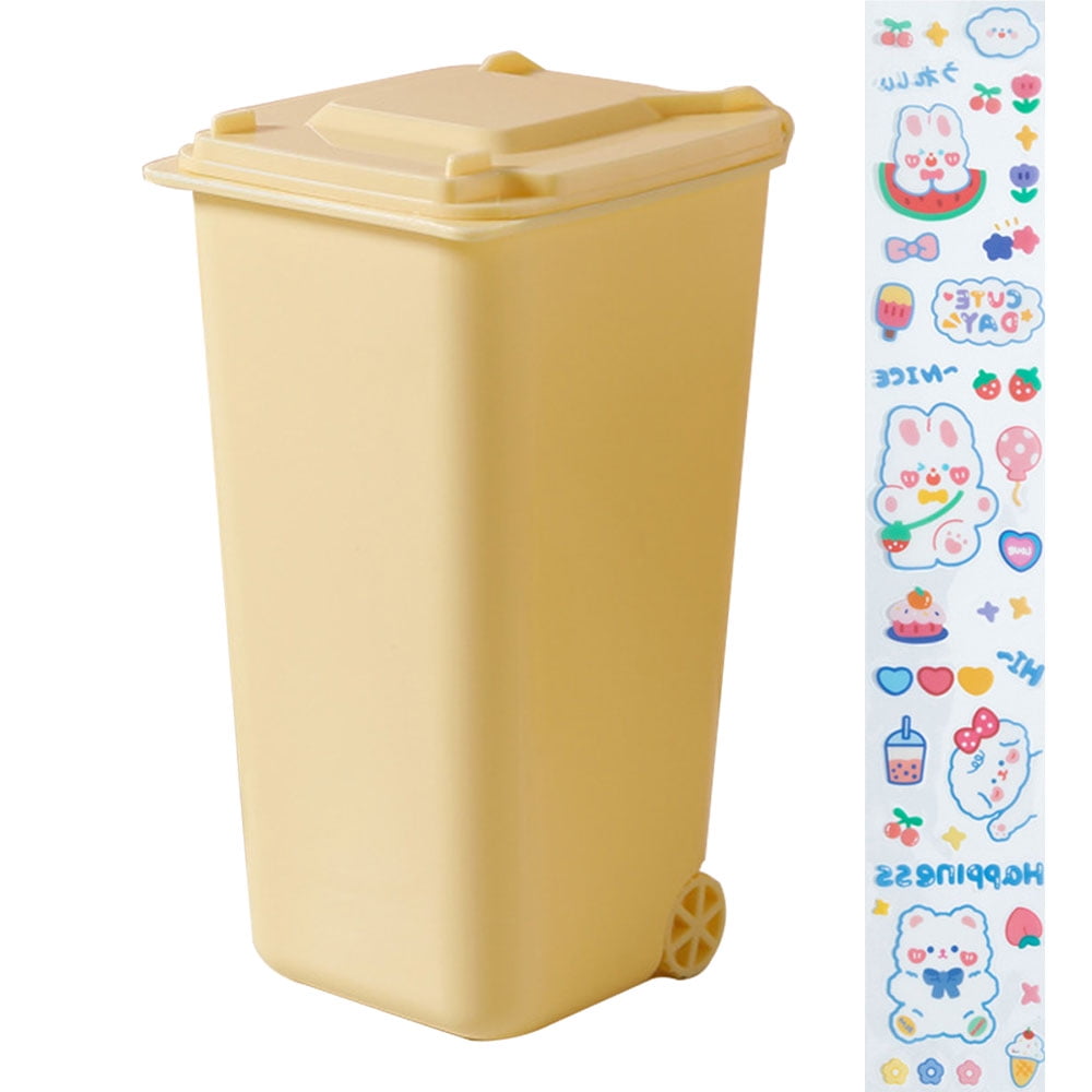 Mini roadside trash can pen holder and unique small size recycling can ...