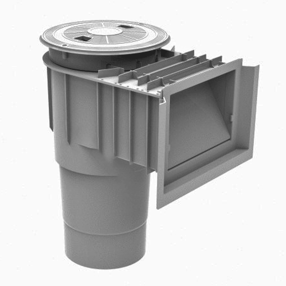 AquaStar SKR103 Flow Star Standard Skimmer with Water Stop Face - LIGHT ...