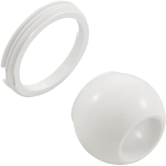 Balboa Water Group 10-3808WHT Hydro Jet Eyeball w/ Retainer Ring- White - Walmart.com