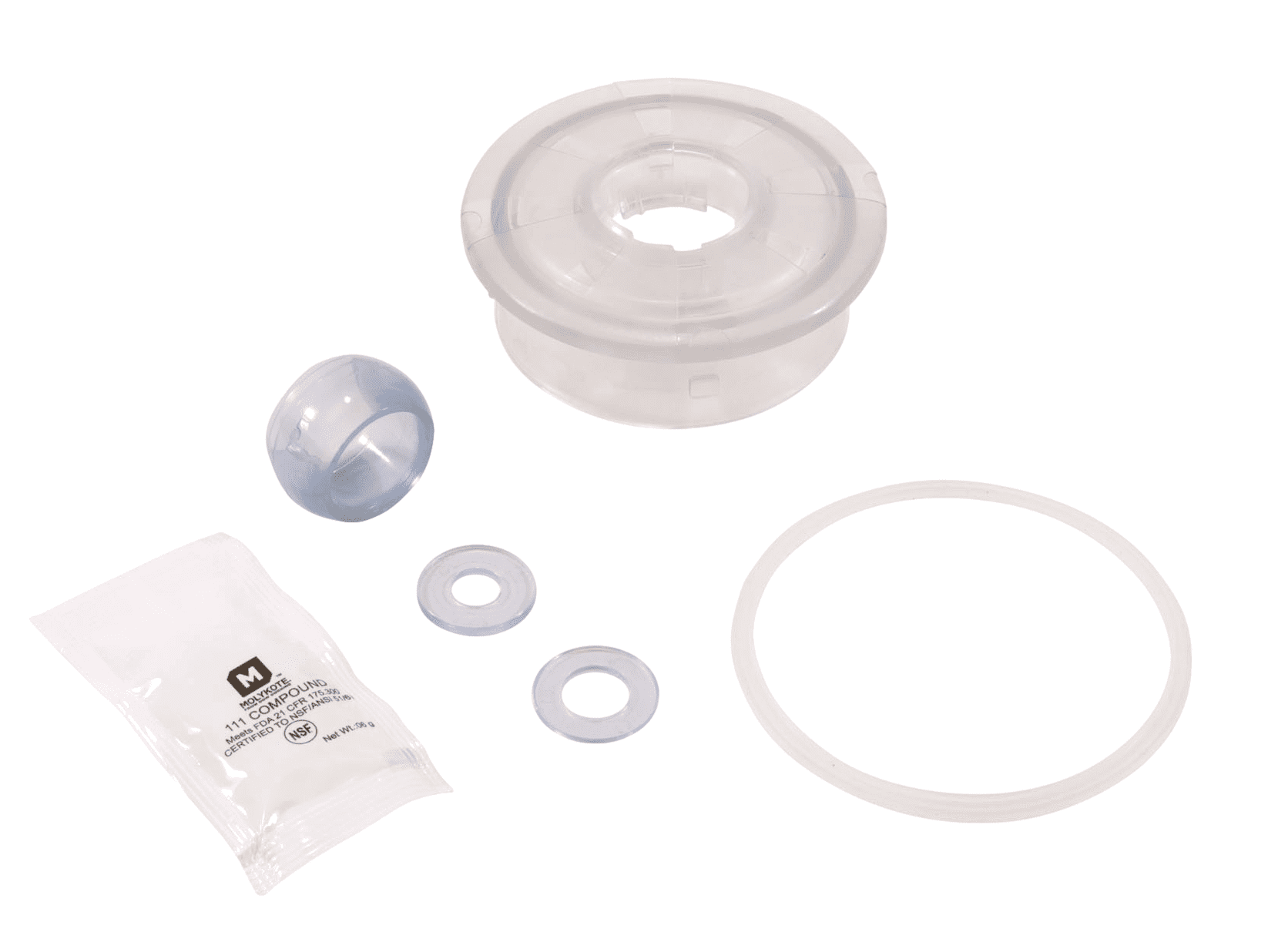 Custom MP 25503-469-253 Brilliant Wonders 4" LED Bubbler Replacement Lens Kit - Walmart.com